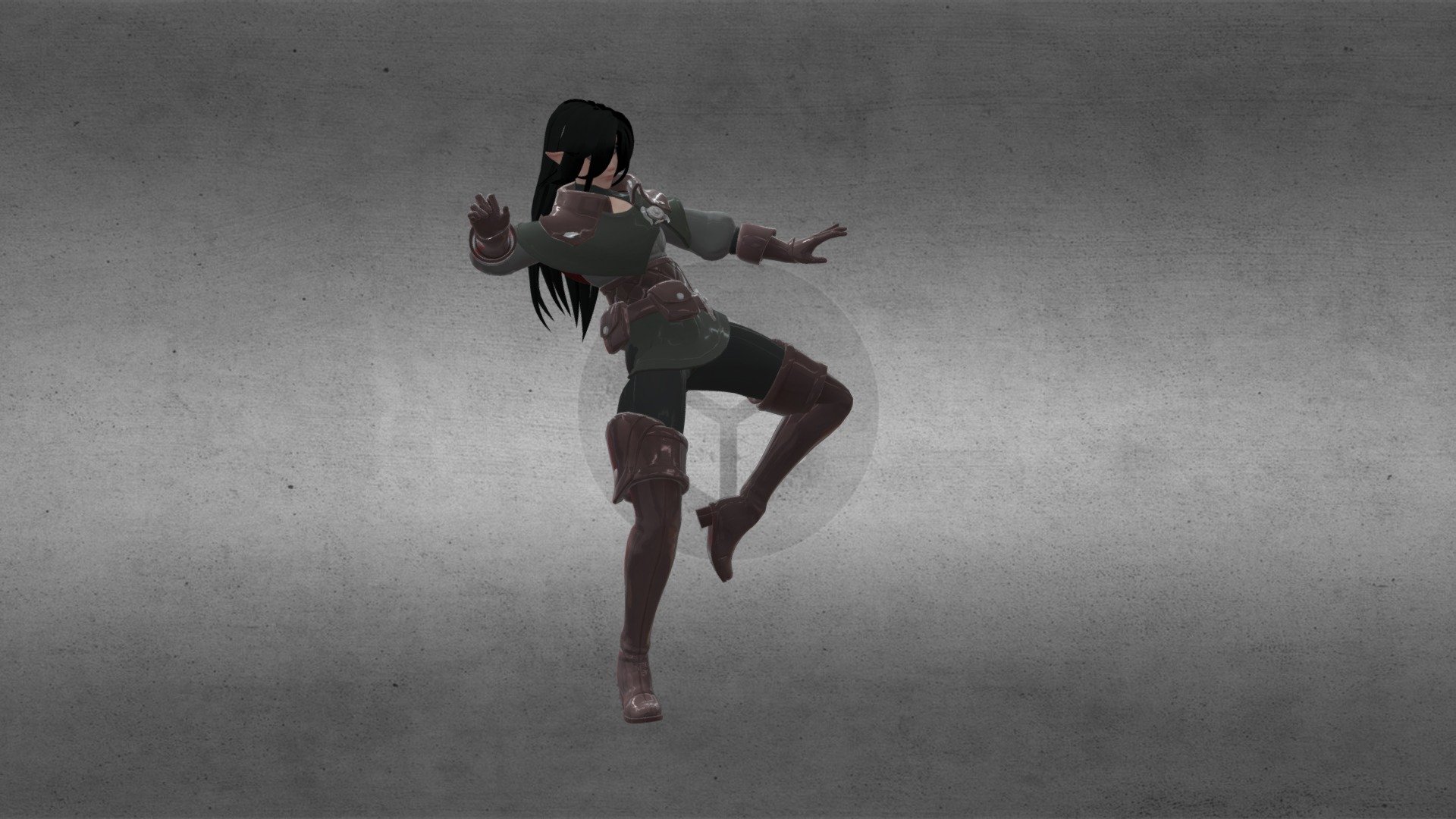 Cycles animation practice - 3D model by sytrii [6006ebd] - Sketchfab