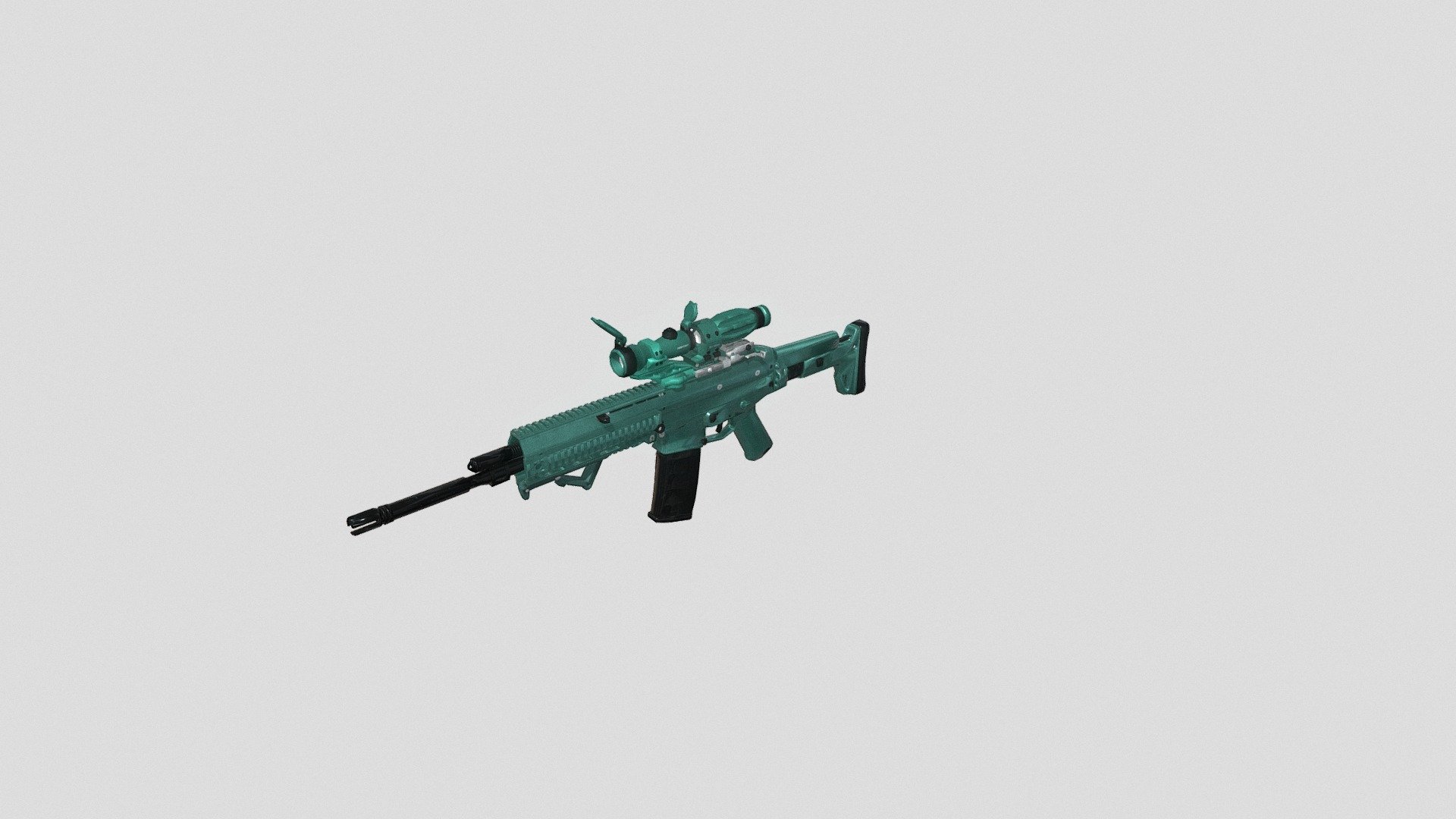 Scar-L Pubg Gun - 3D model by Wali Hassan (@Wali-Hassan) [6008929 ...