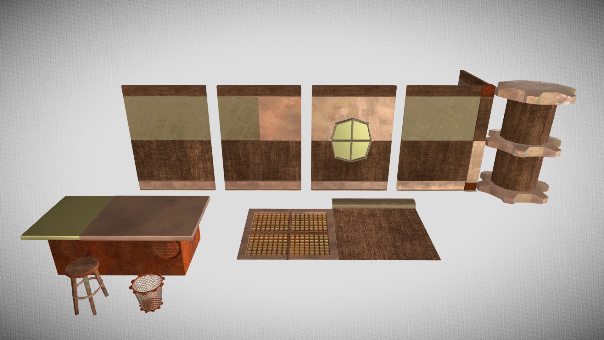 Modular Assets - Download Free 3D model by klnguyen [6008b56] - Sketchfab