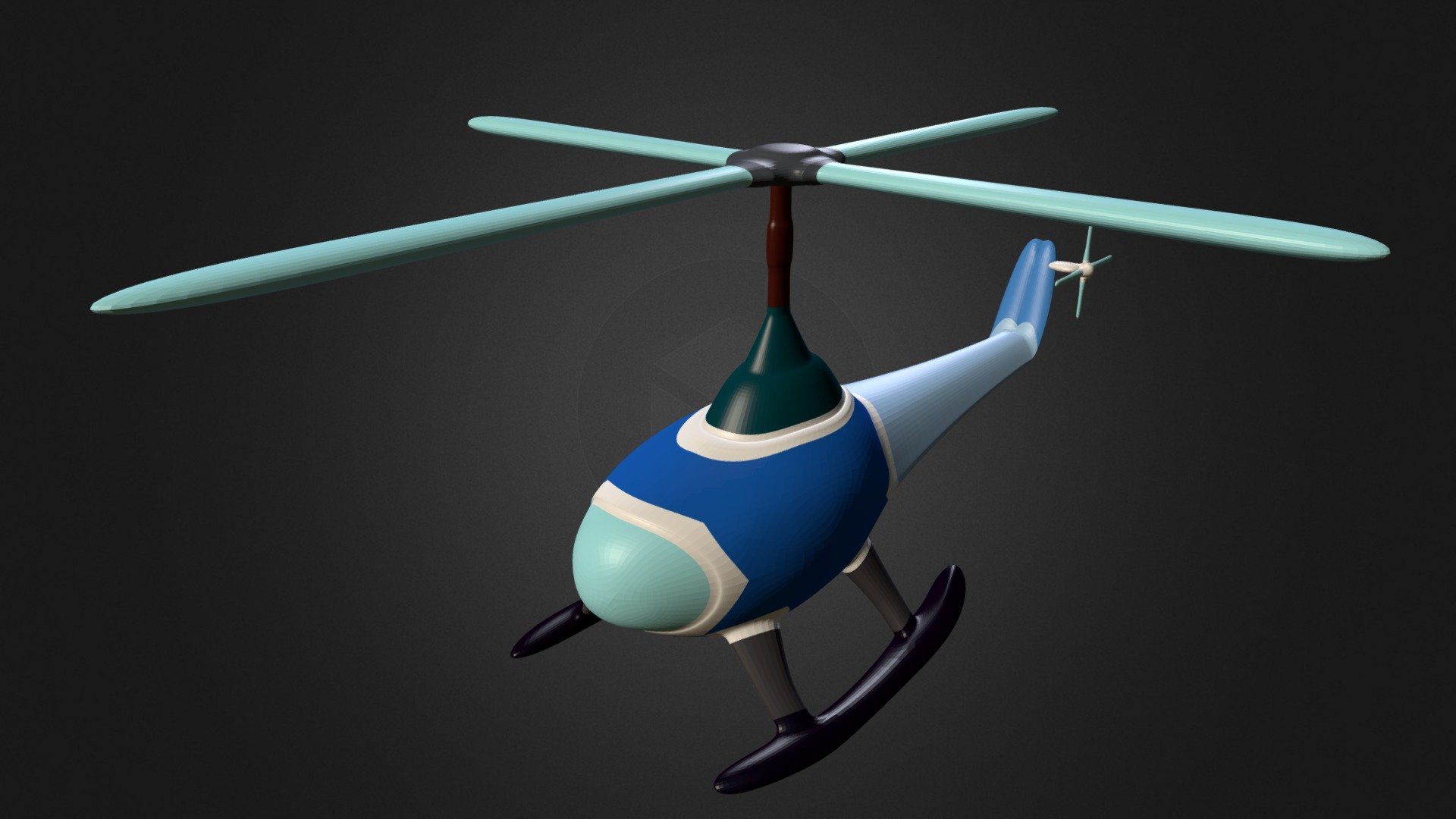 Helikopter - 3D model by okta2024 [60098aa] - Sketchfab