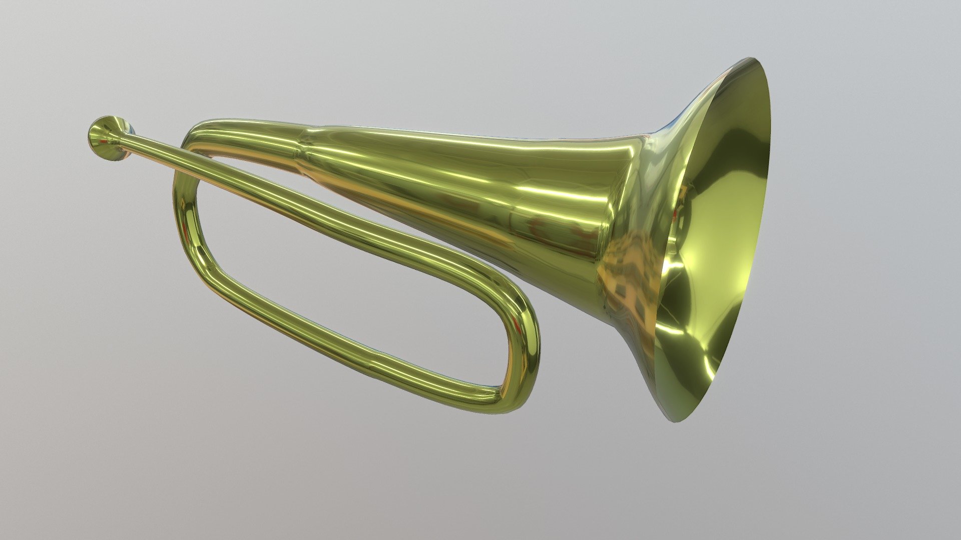 Bugle - Download Free 3D model by Saad Haider (@darkrai1010) [60099a2 ...