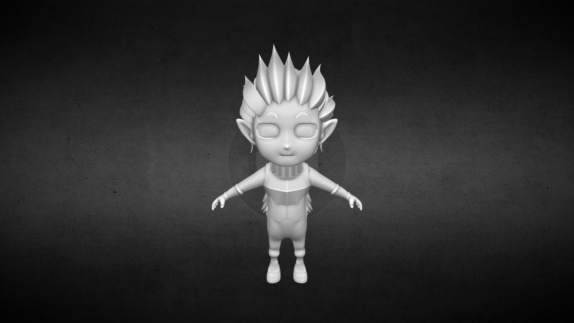 Chibi - 3D model by aneeqayounas [600b976] - Sketchfab