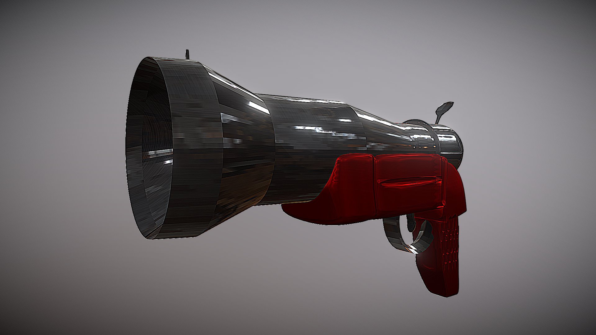 Big Barrel Pistol - 3D model by shockwavegamez01 [600cc87] - Sketchfab