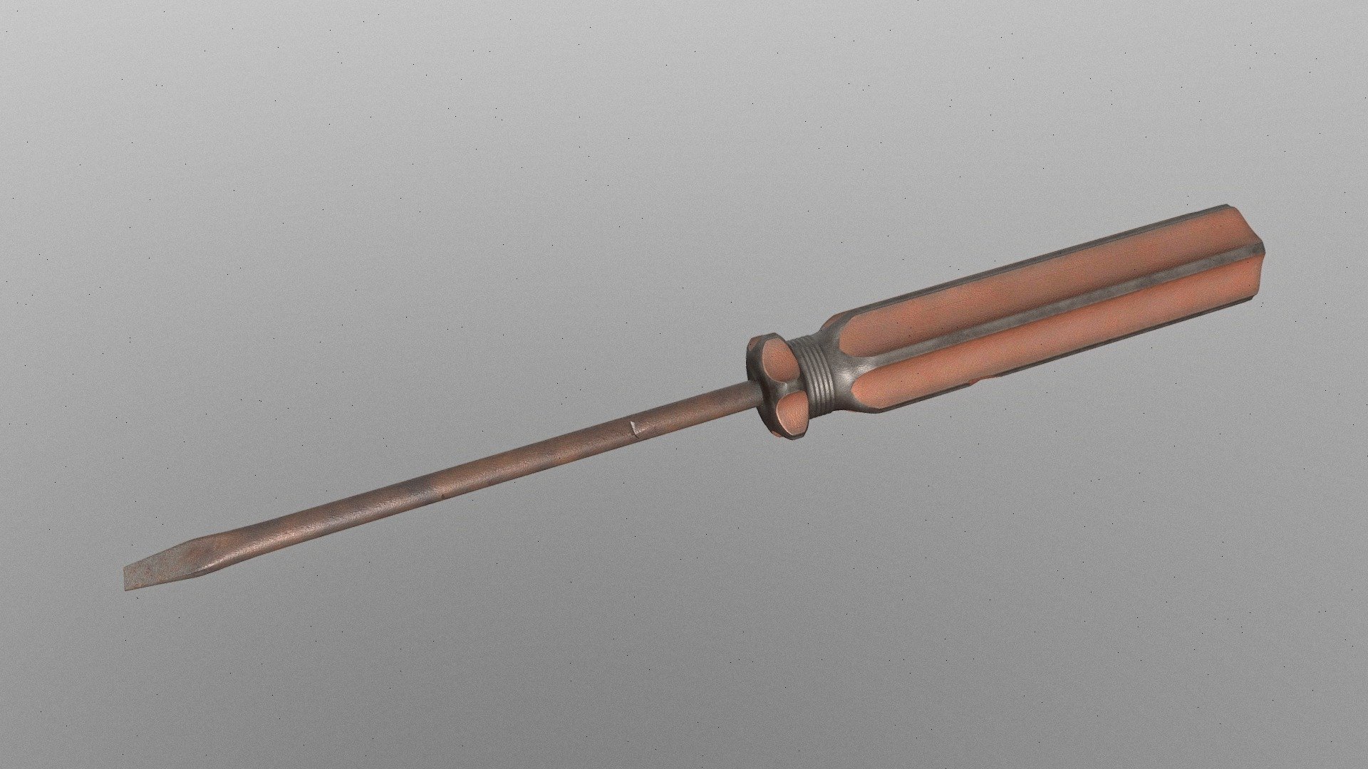 Old Rusty Screwdriver - Download Free 3D model by Khalithea [600d677 ...