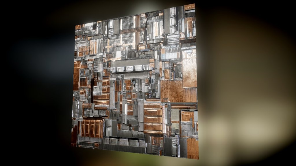 Greeble Tile - 3D model by gmp1993 [600d860] - Sketchfab