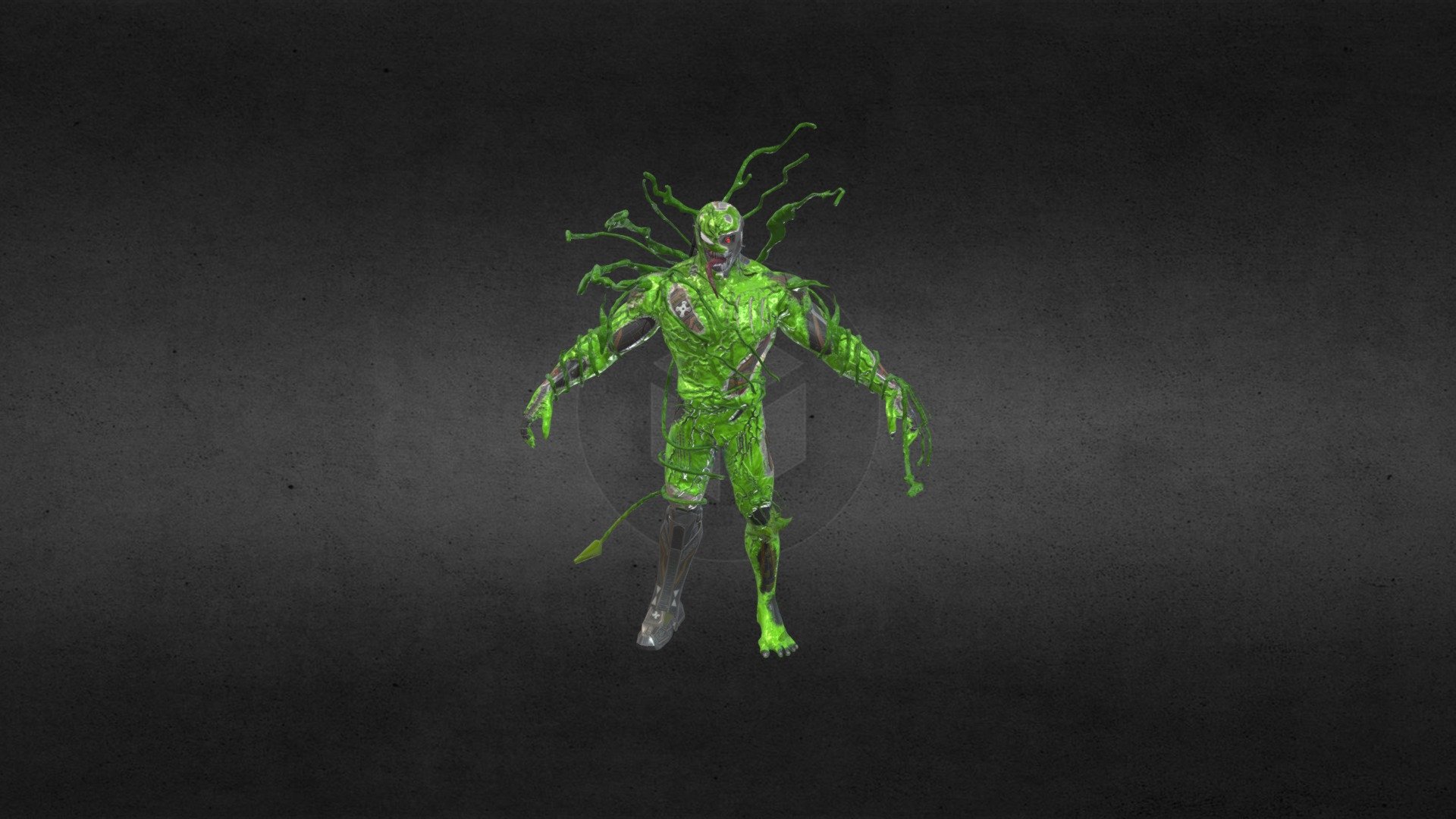 Cyborg Symbiote - 3D model by REDU3DTeam [600ea08] - Sketchfab