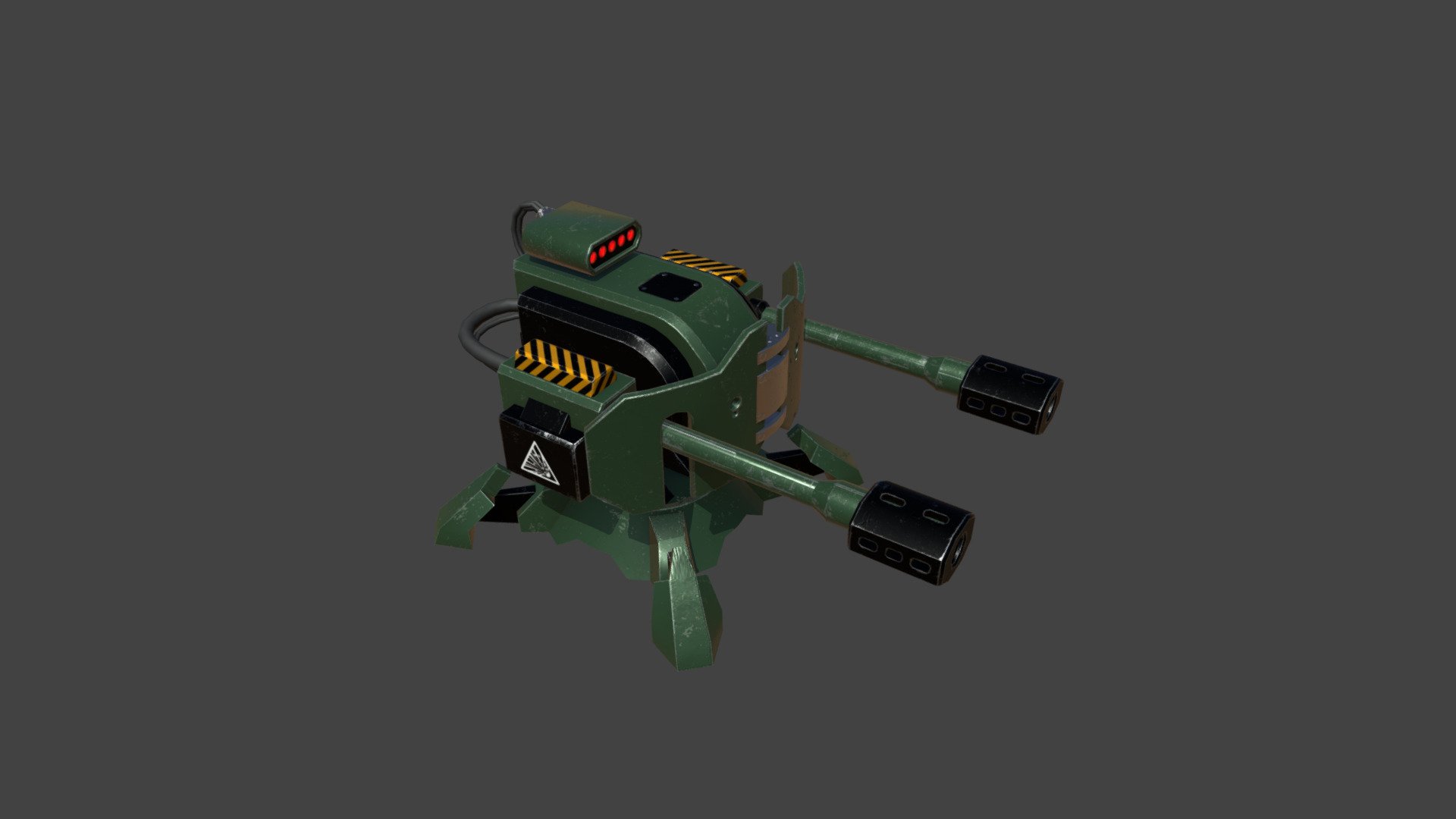 Auto Turret Mk2 - 3D model by OpenSolutions_ [601069b] - Sketchfab
