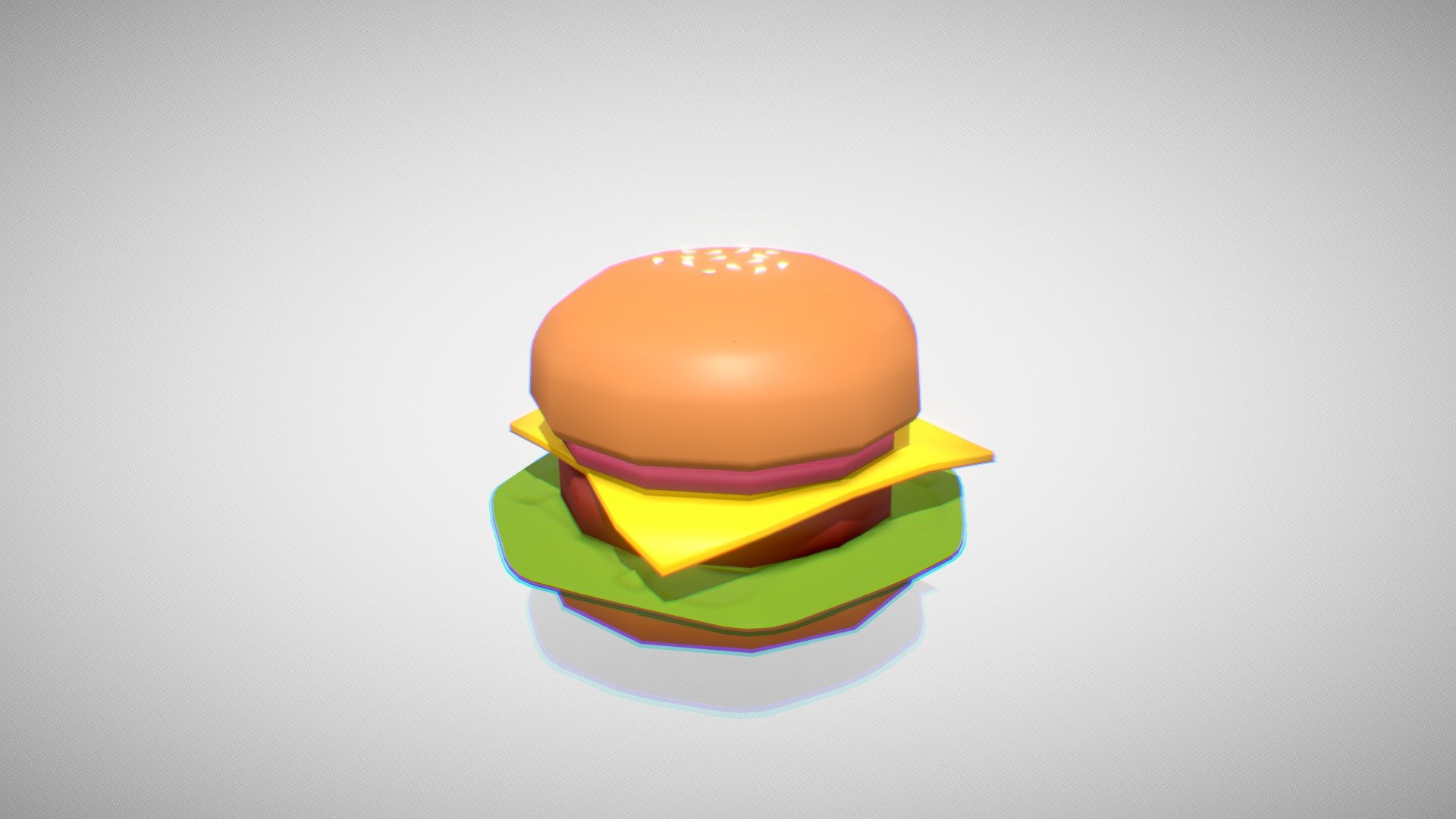 lowpoly burger - Download Free 3D model by samiwaiba2001 [6010ec4 ...