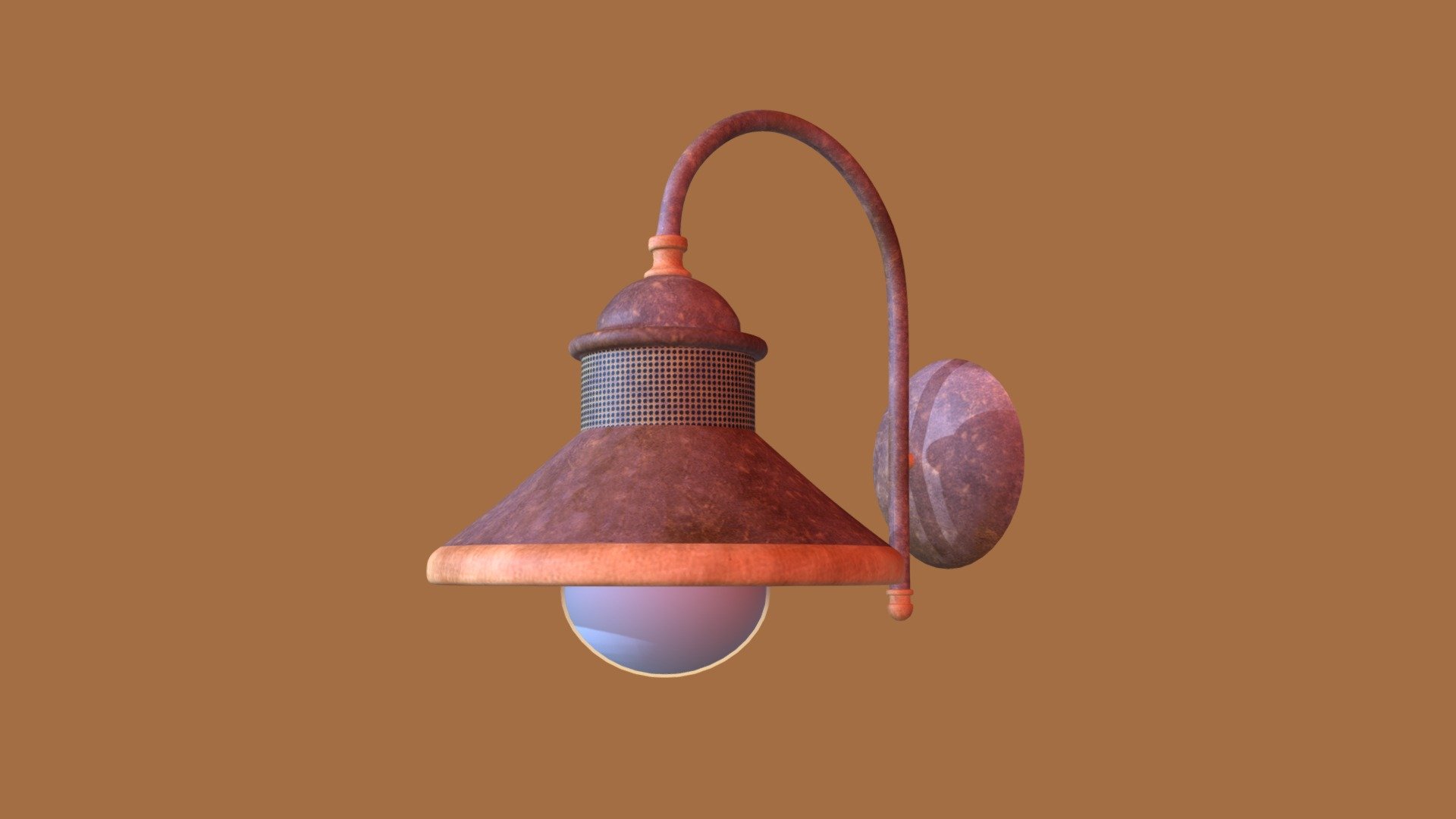 Wall light - 3D model by sara.m [6010fdb] - Sketchfab