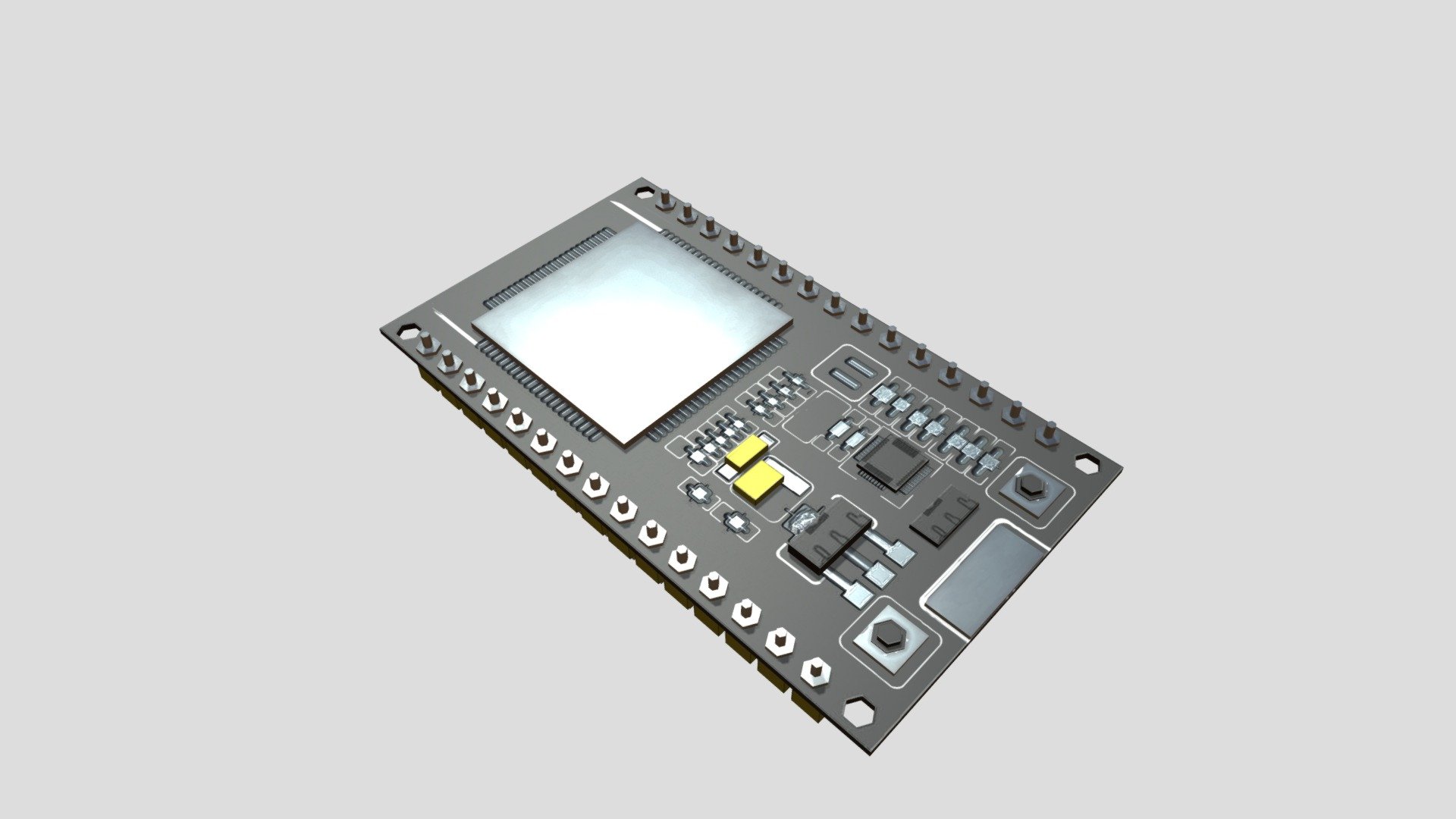 The chip - 3D model by BIGATWO [601300f] - Sketchfab