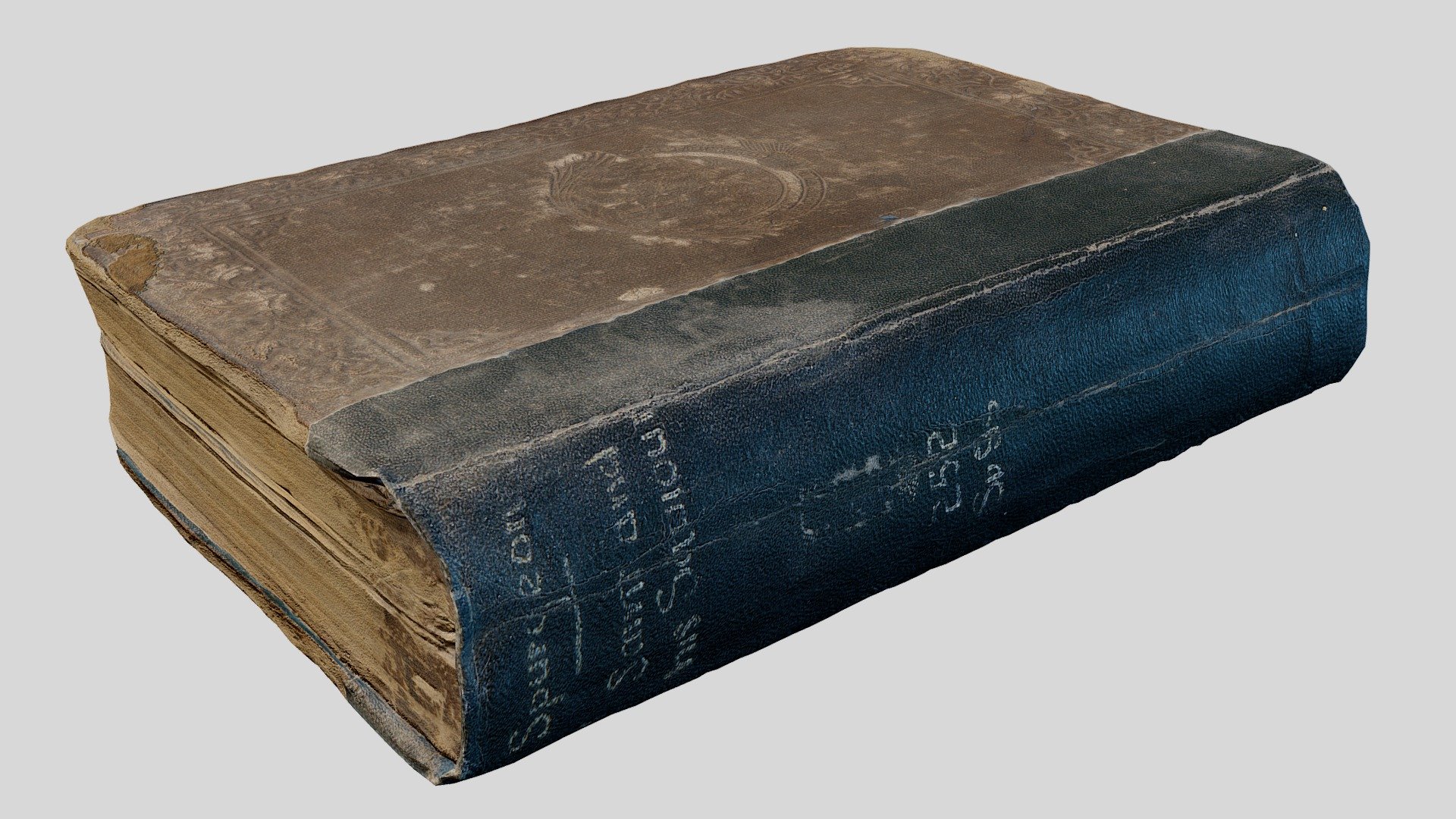 Scan: Late 19th Century Worn Book - 3D model by Matterfield [6014fae ...