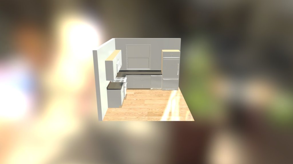 Kitchen - 3D model by andyrexic [6015066] - Sketchfab