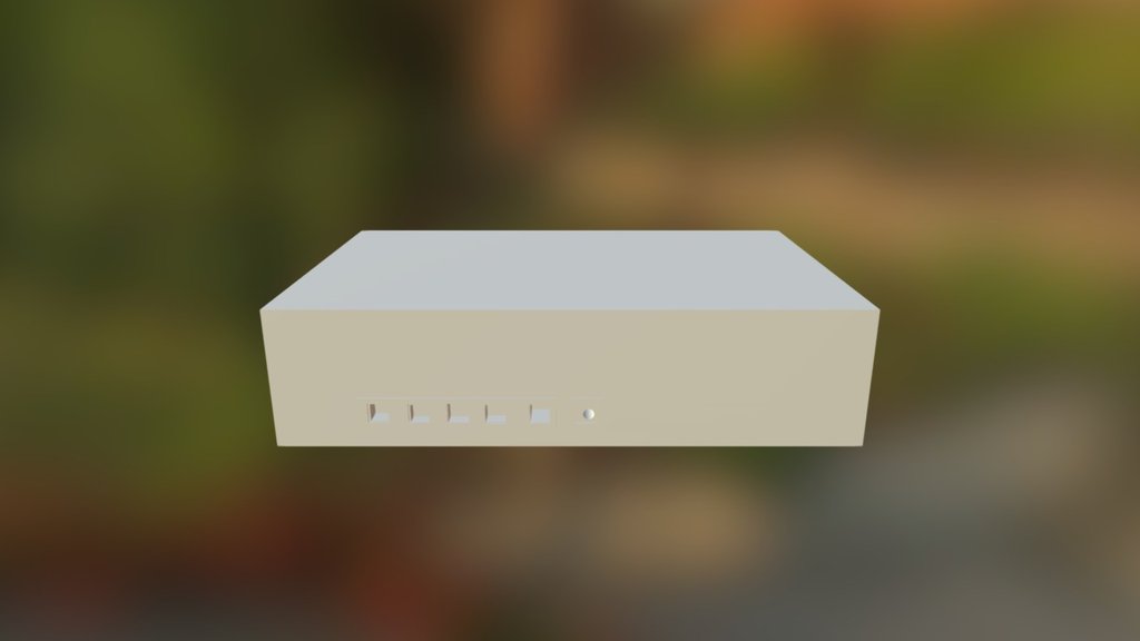 U300 Router - 3D model by gabrielbort [601541f] - Sketchfab