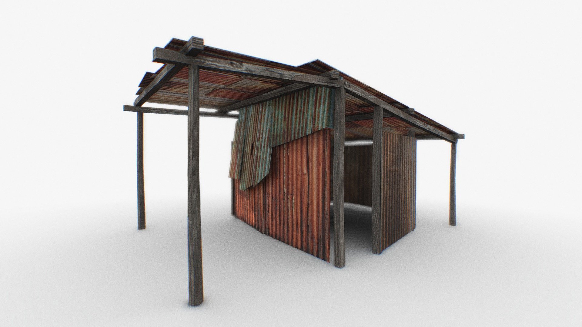 Low | Farm | Assembly | Dirty | House | Poor - Download Free 3D model ...