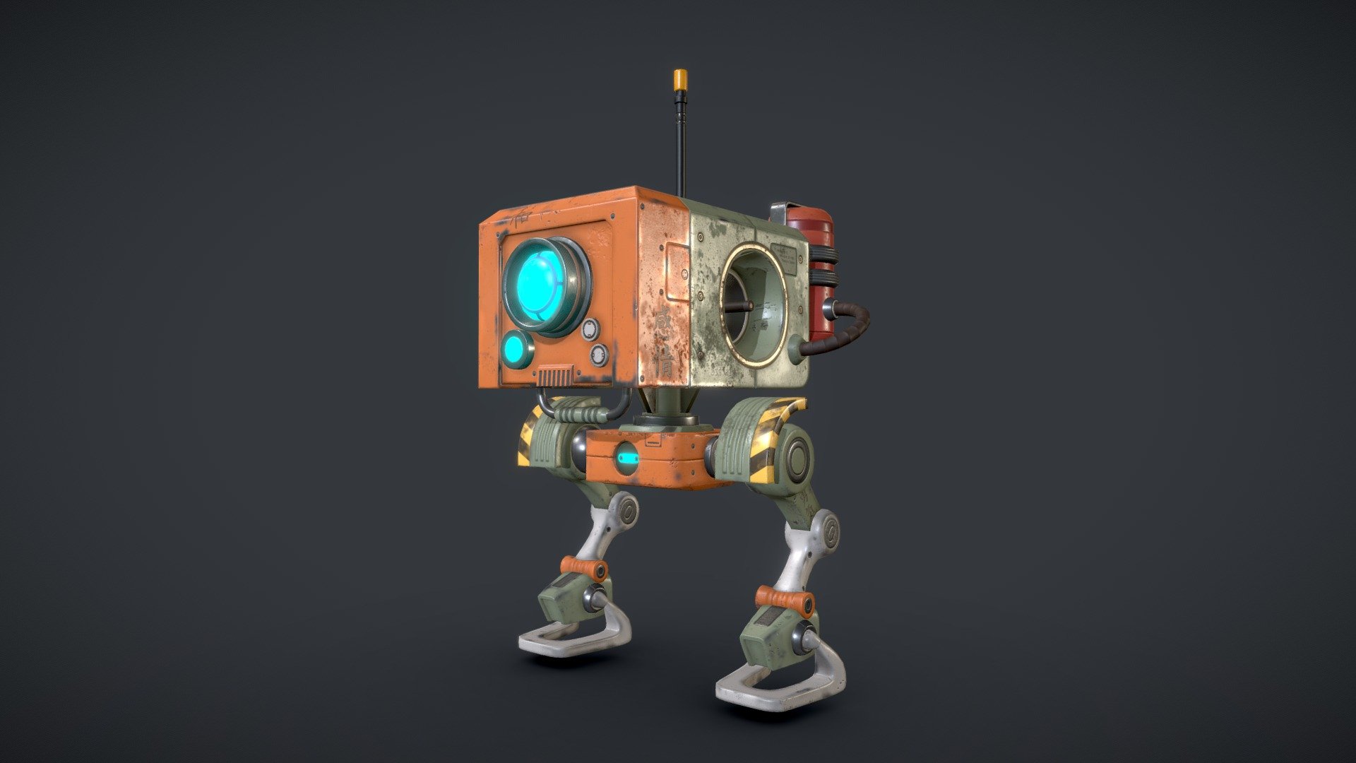 Wanderer robot - 3D model by NikiYani [6016de3] - Sketchfab