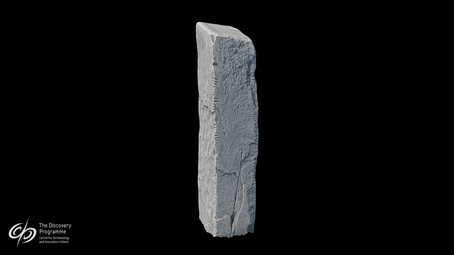 Breastagh Ogham Stone (Mayo) - 3D model by The Discovery Programme ...