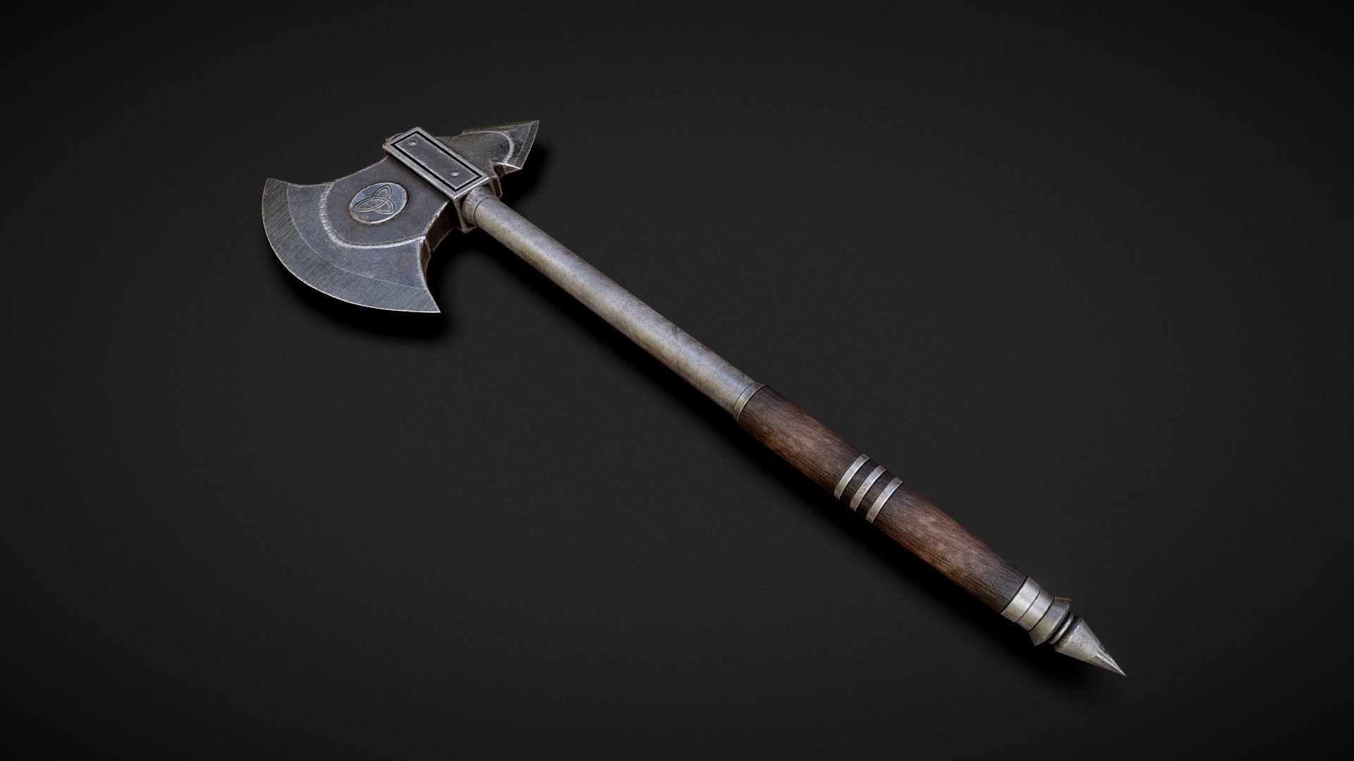 Steel Axe (Skyblivion) - 3D model by Damian Tkaczyk (@iDamian) [60197a3 ...