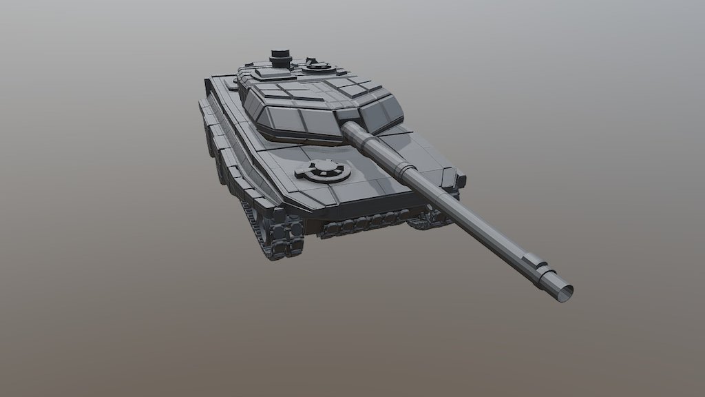 Modern Tank - 3D model by MPonceE [601a86a] - Sketchfab