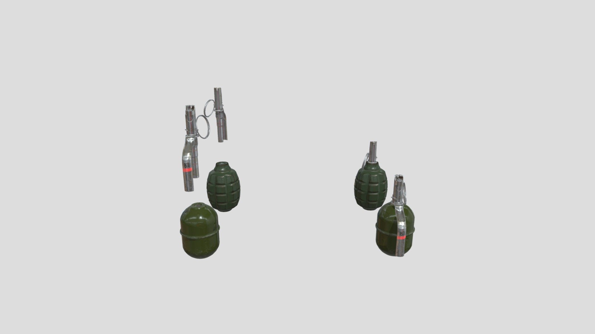 "Serious" F1 & RGD-5 - 3D model by beatHunteR [601addd] - Sketchfab