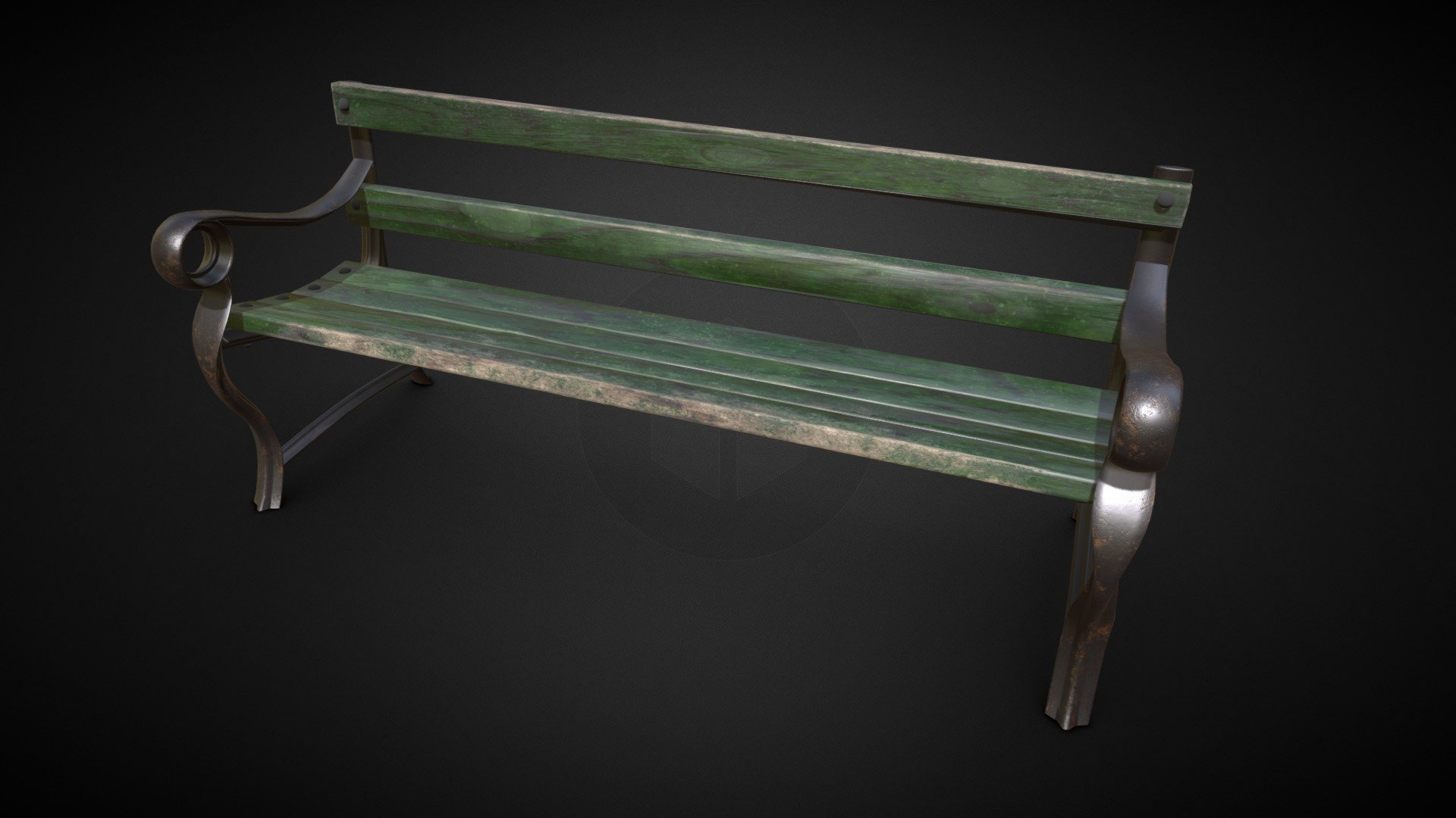 Park Bench - Buy Royalty Free 3D model by Phil Gornall ...