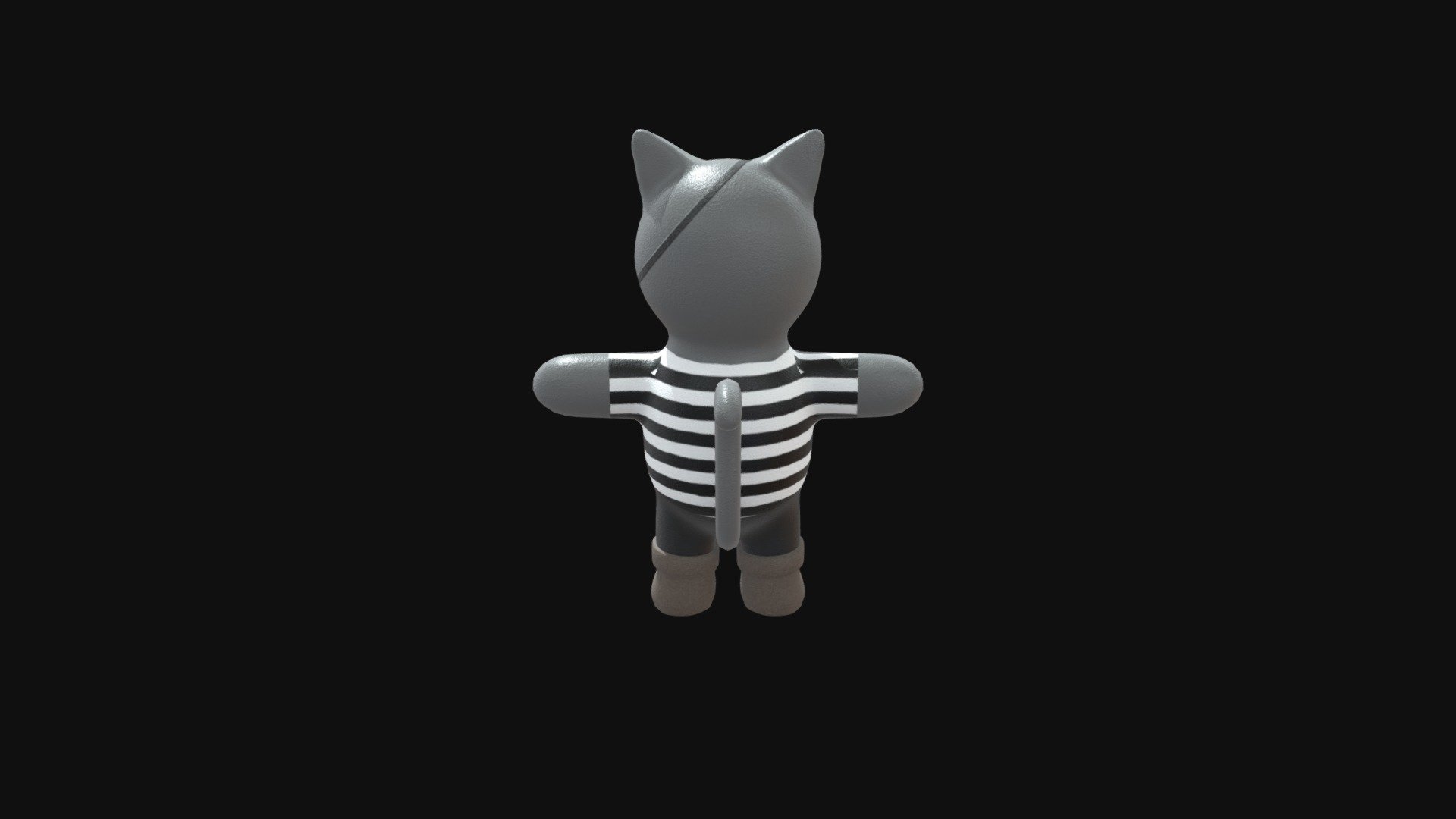 Pirate Cat Character - Download Free 3D model by casey.farina.GCC ...