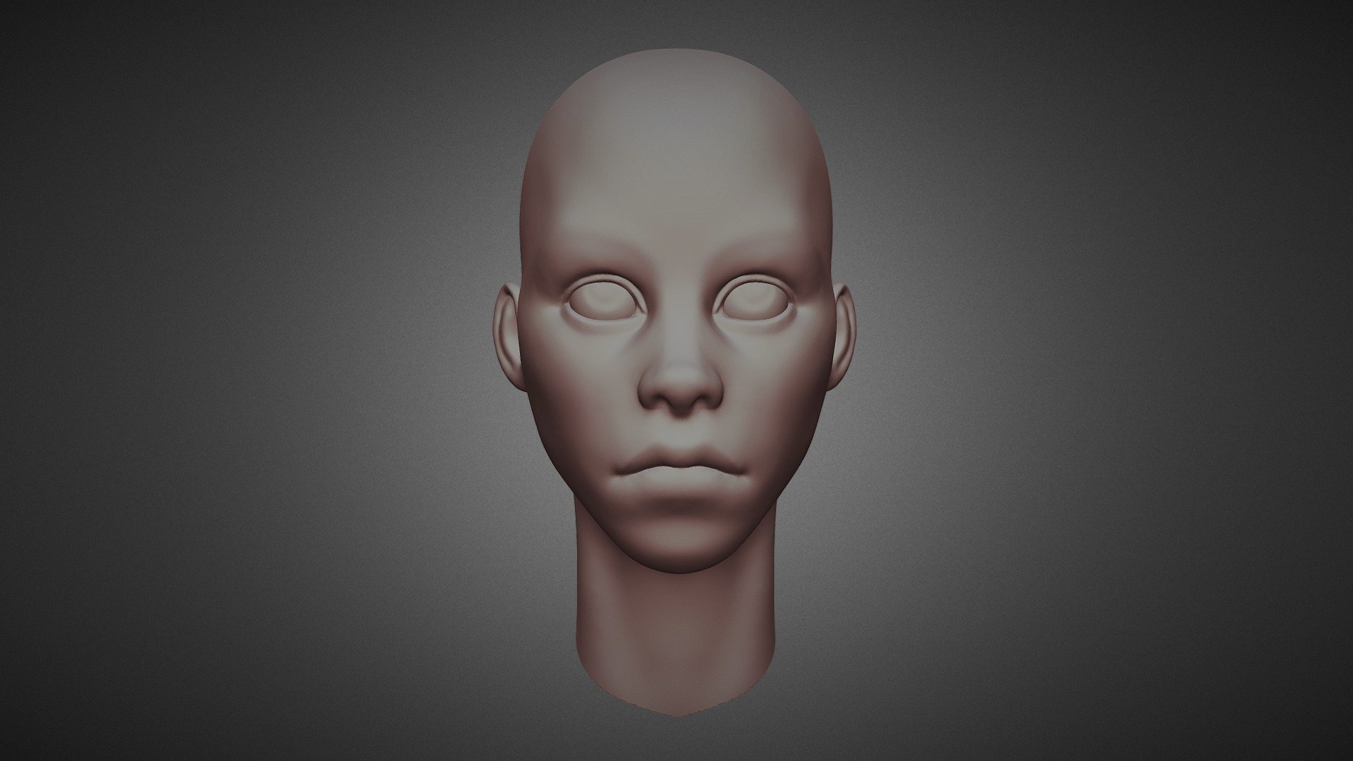 stylized woman head - Download Free 3D model by duzaduza [601b0d3 ...