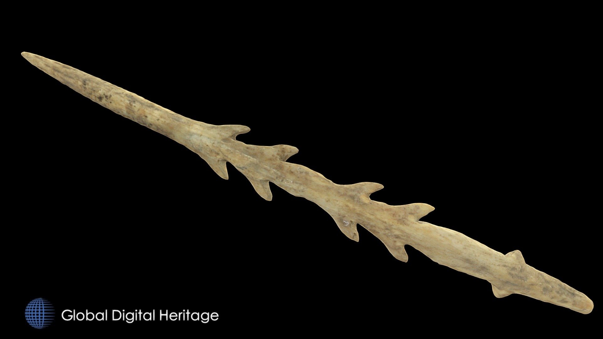 T-Shaped Base Harpoon XFP-111. Sanak Island, AK - Download Free 3D ...