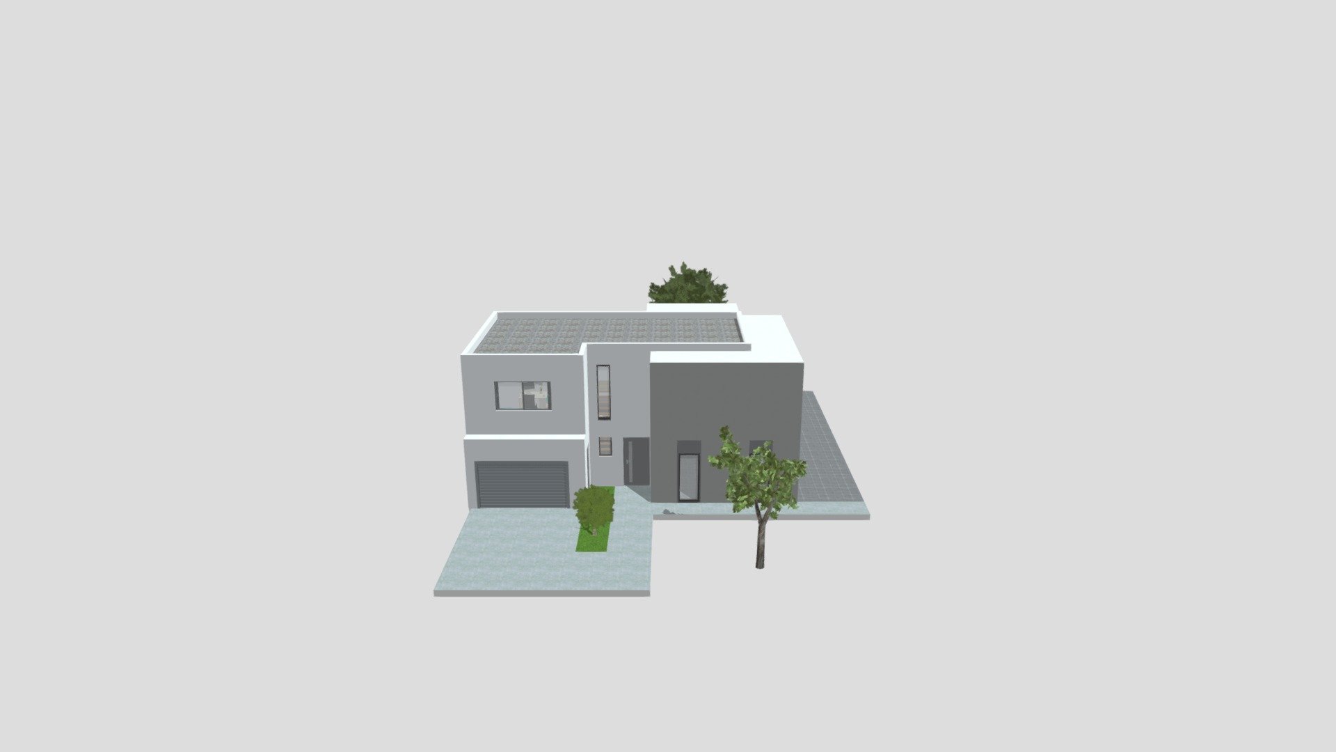Cube House - Download Free 3D model by Home Design 3D (@homedesign3d ...