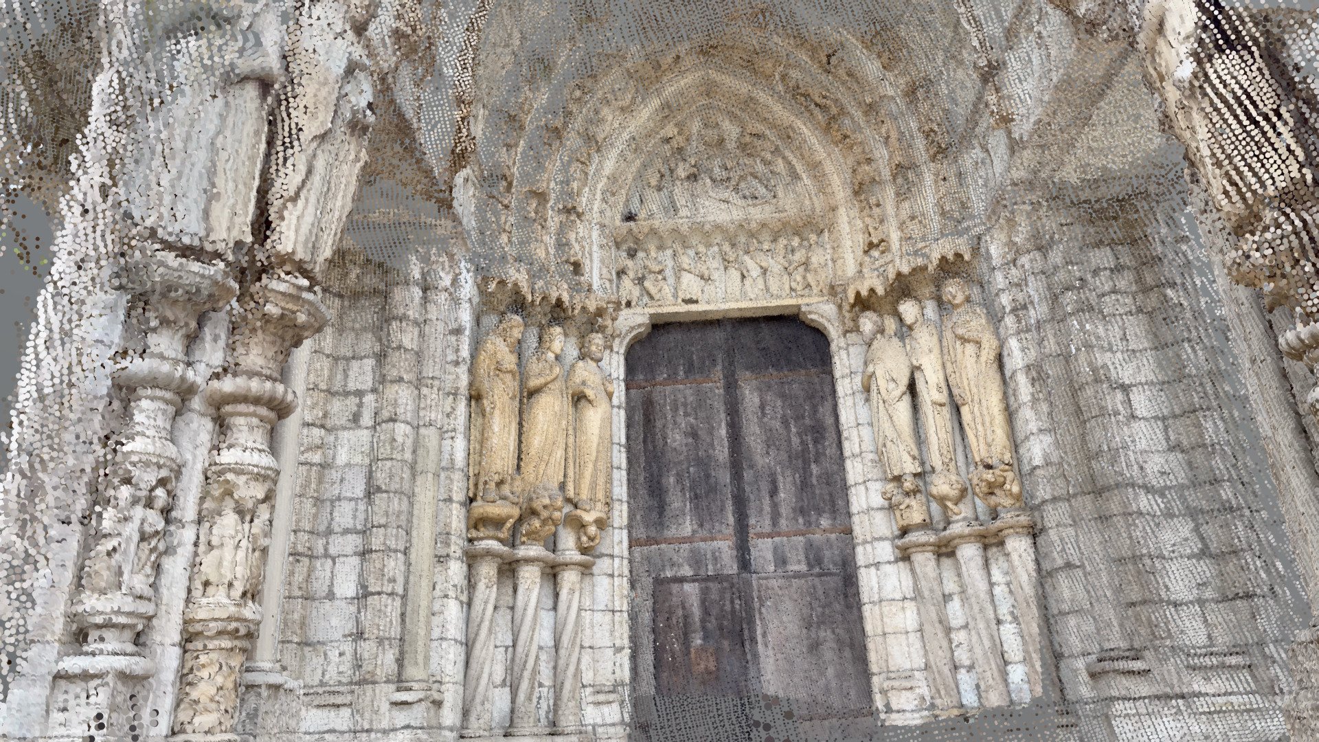 Chartres, portail nord: porte de droite - 3D model by AnDeNan ...