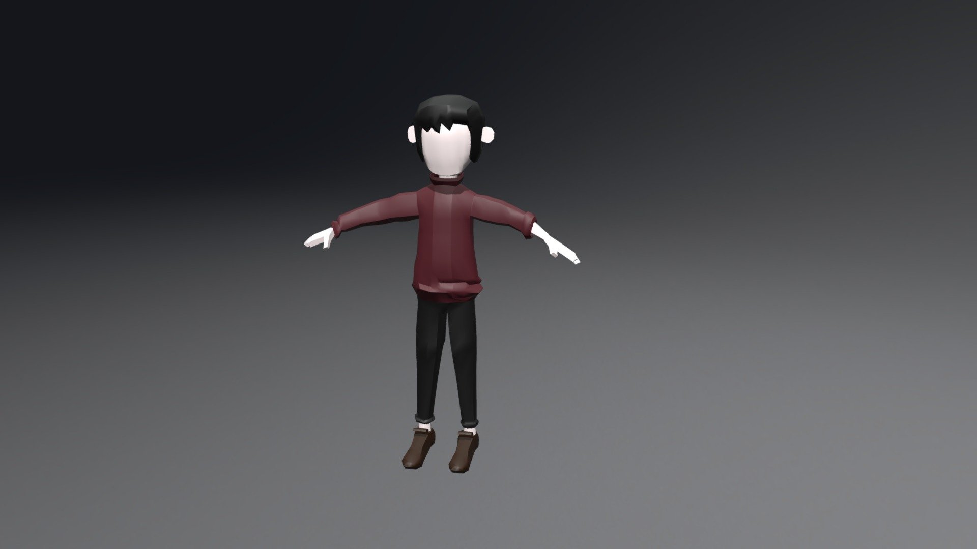 INSIDE player low poly with color - Download Free 3D model by ...