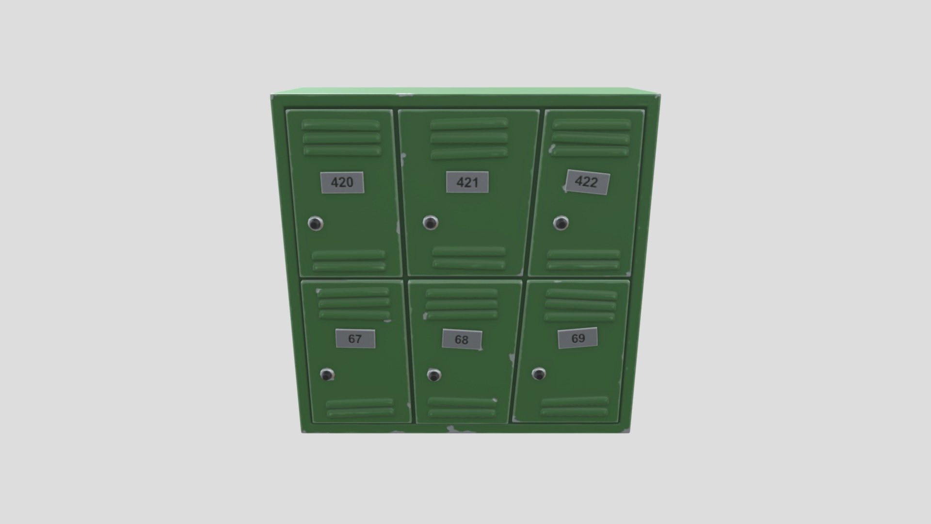 Locker Stylized - 3D model by Dominik Strasser (@dominikstrasser ...