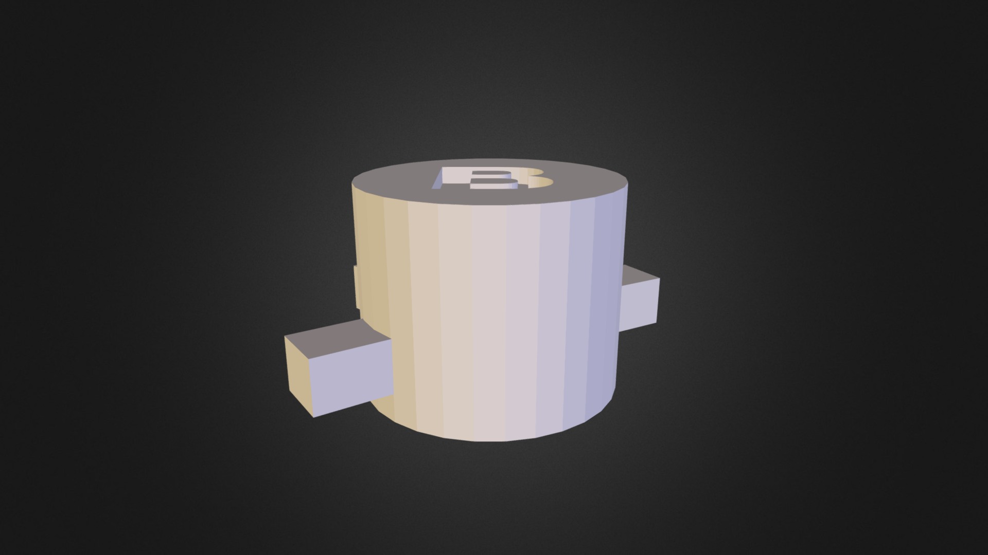 Game Boy Color B Button - 3D model by 3dindustries [601d269] - Sketchfab