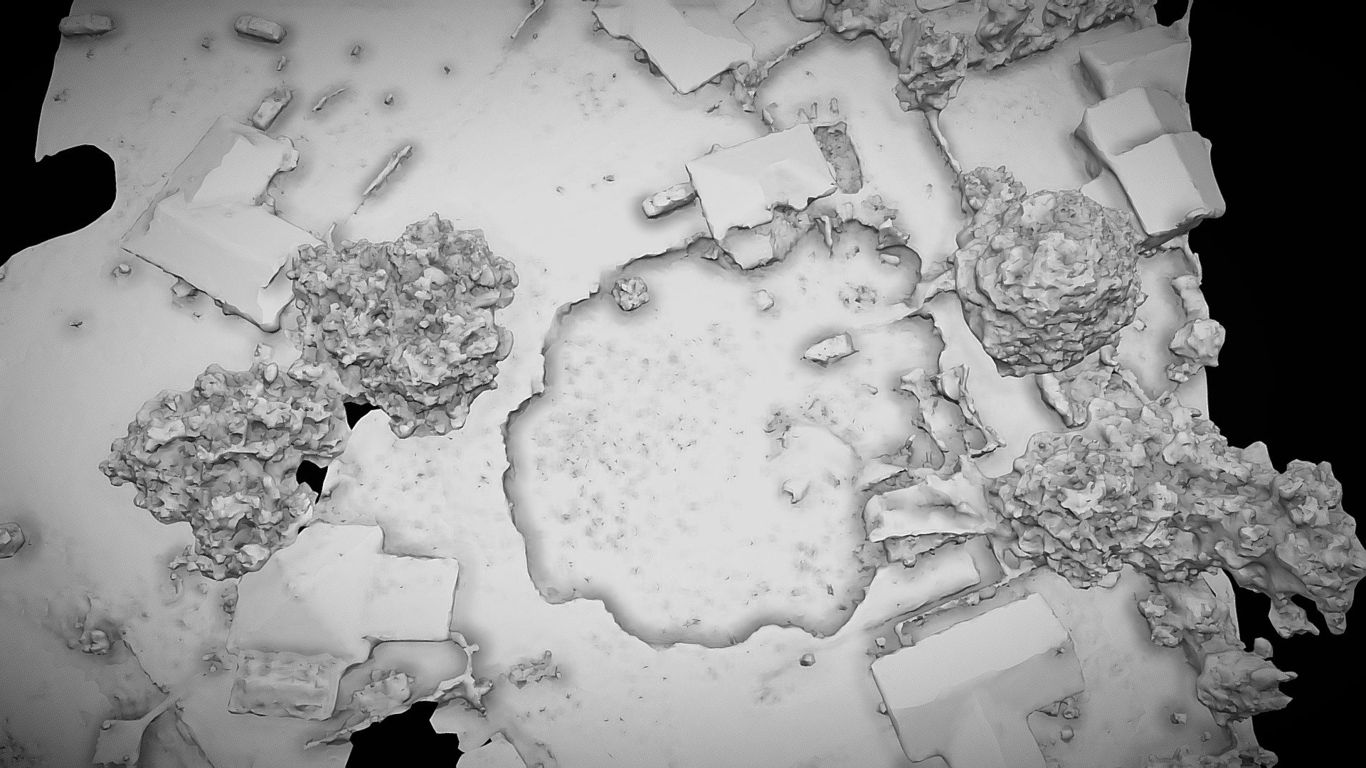 2017 07 18 Sink Hole Simplified 3d Mesh - 3D model by University of ...