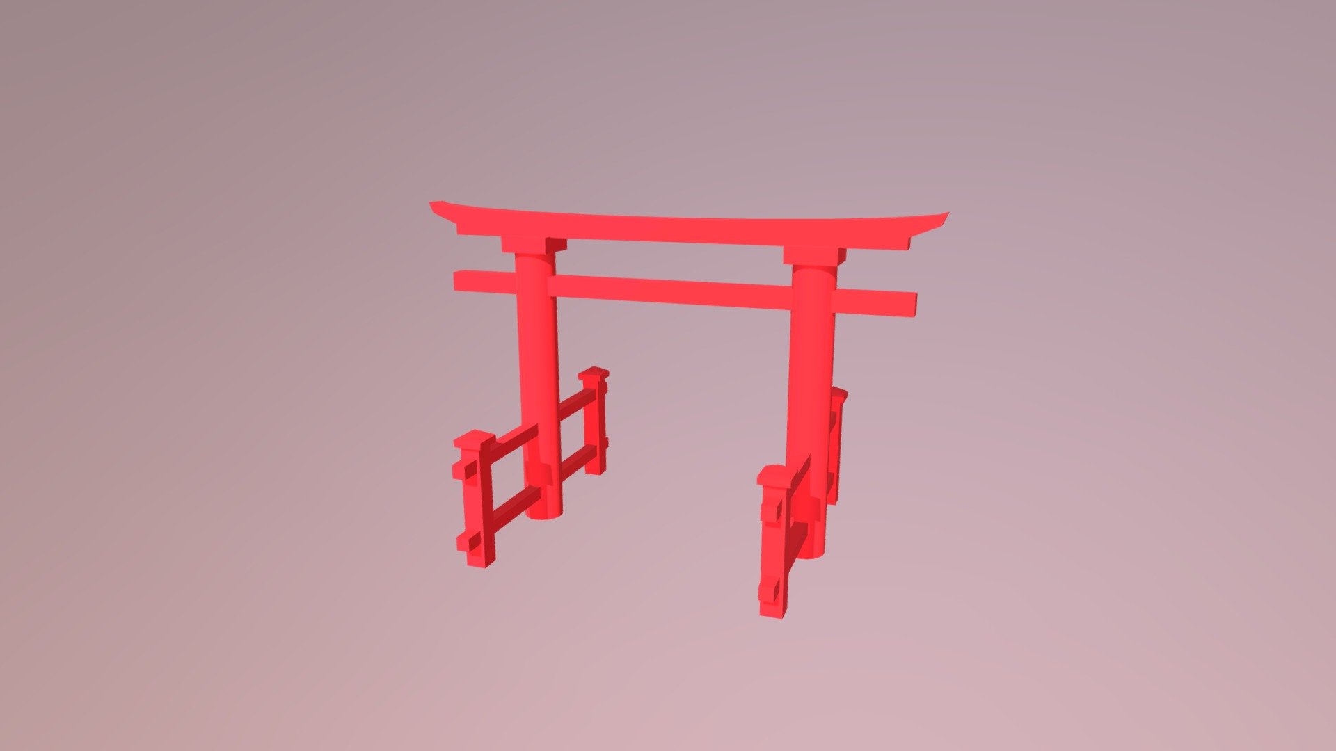Torii - 3D model by lebert.jasmine [601eb4e] - Sketchfab