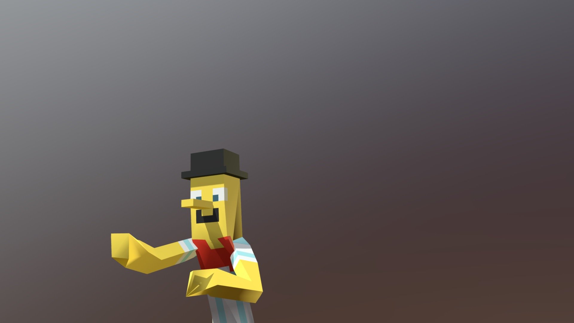 SpongeBuck SquarePants Pulling A Rope - Download Free 3D model by ...
