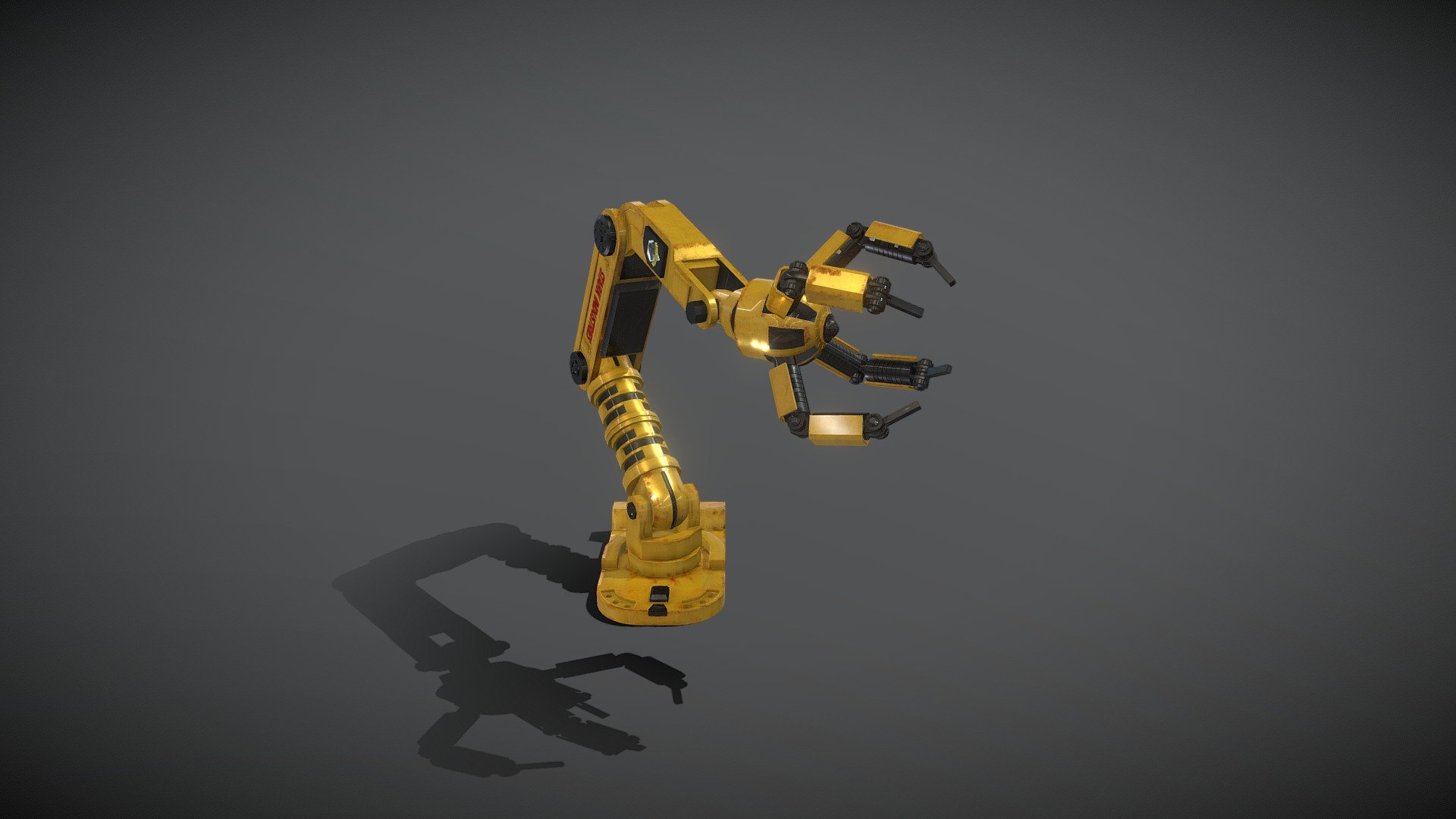 Robotic Arm - 3D model by Arekkusu (@alexandrosyum) [6021b37] - Sketchfab