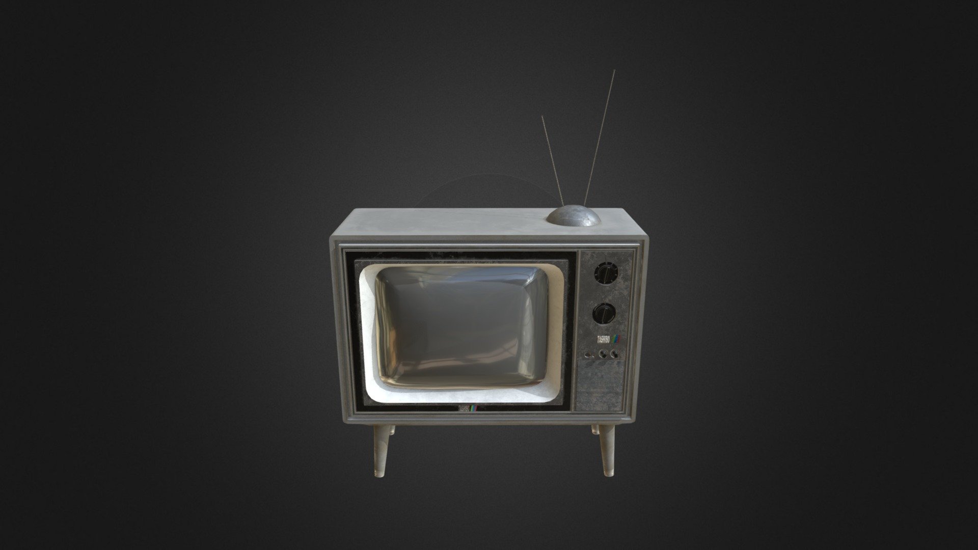 Vintage TV - 3D model by Paul Subert (@3dil15.subert) [6023572] - Sketchfab