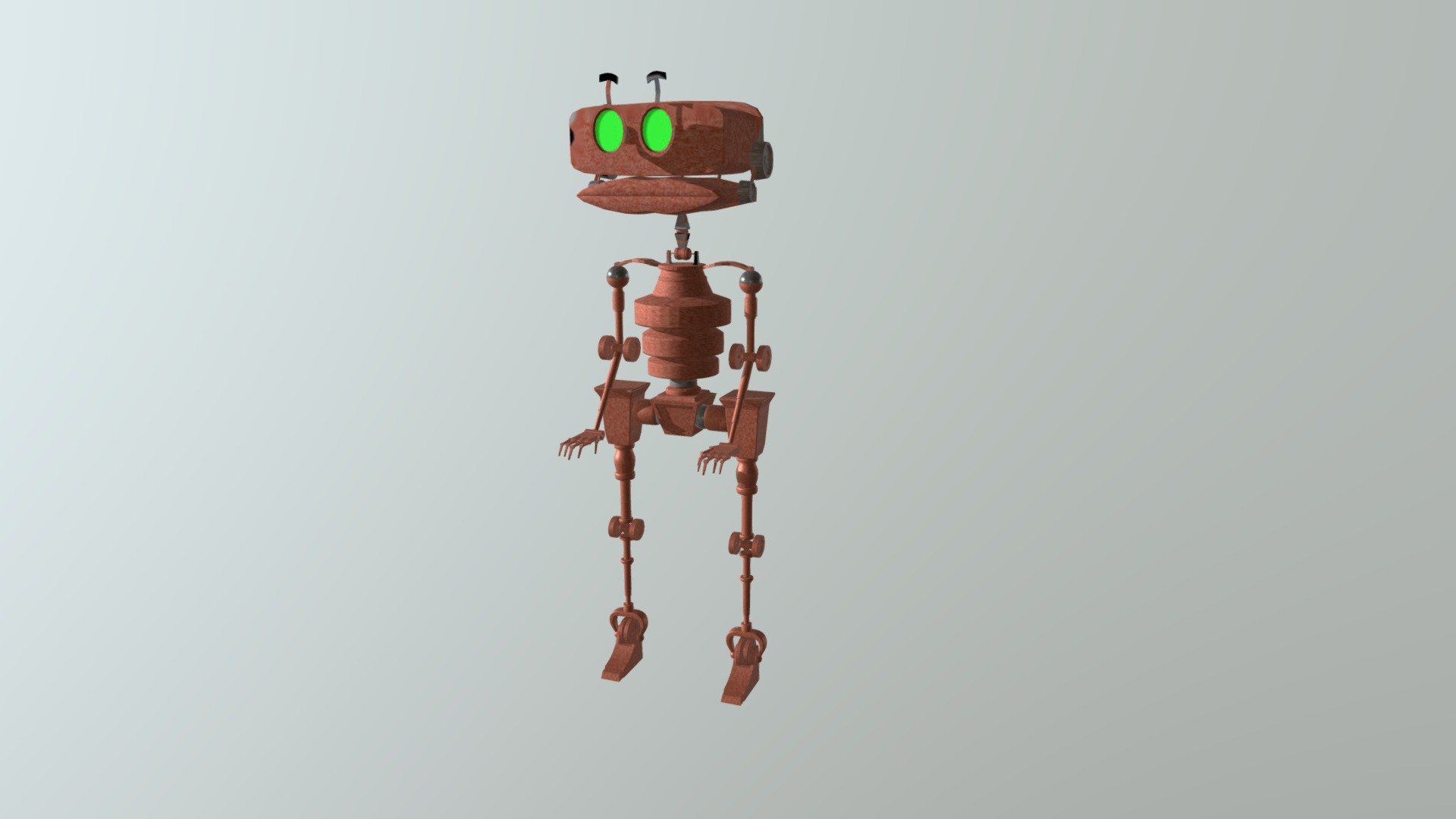BEN(Robot) - 3D model by lowpolyart [6025496] - Sketchfab
