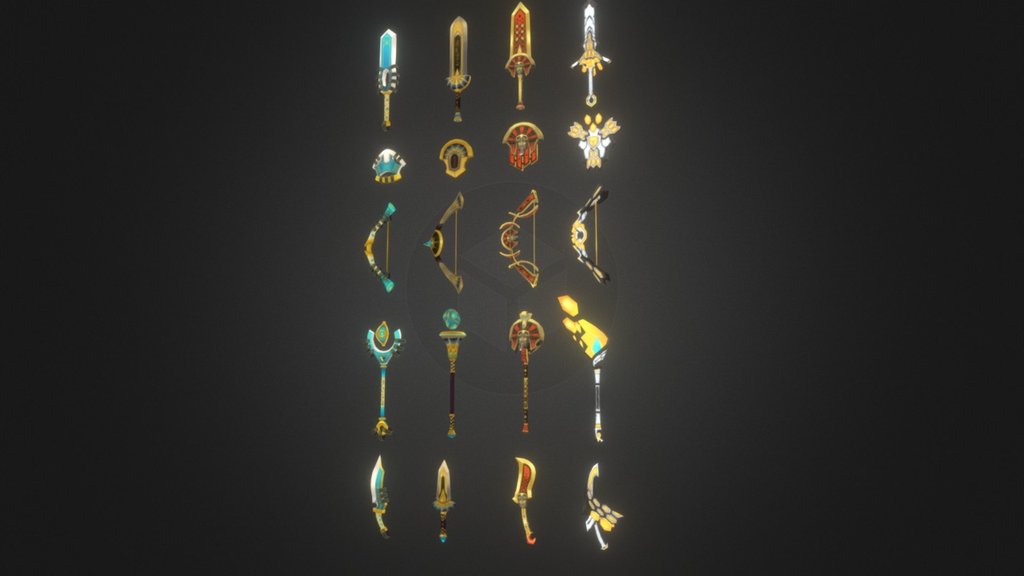 Weapon - 3D model by chiefartuyen [6025796] - Sketchfab