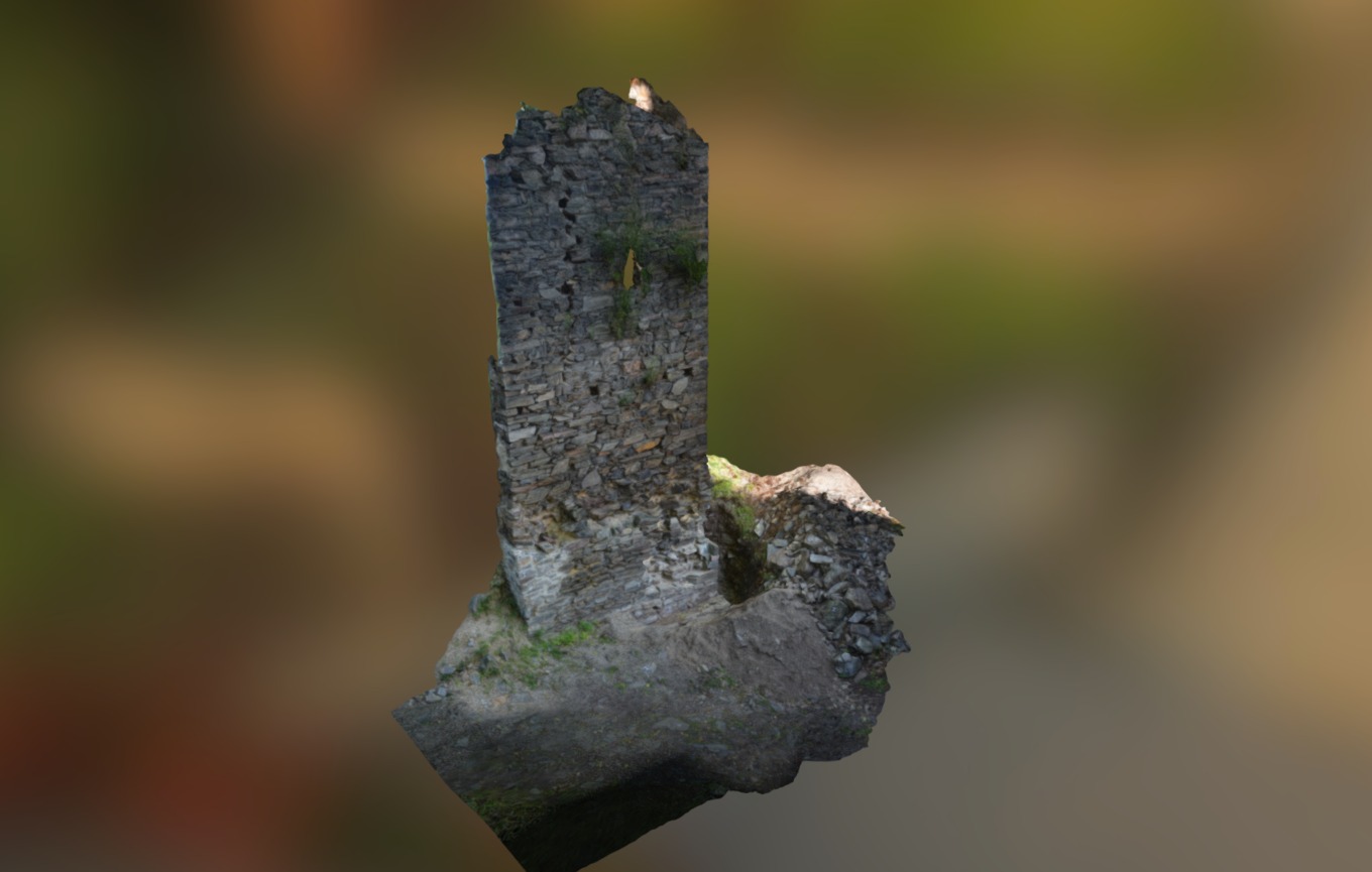 Rýzmburk castle -" sounding at the tower" - 3D model by Jan Pacina ...