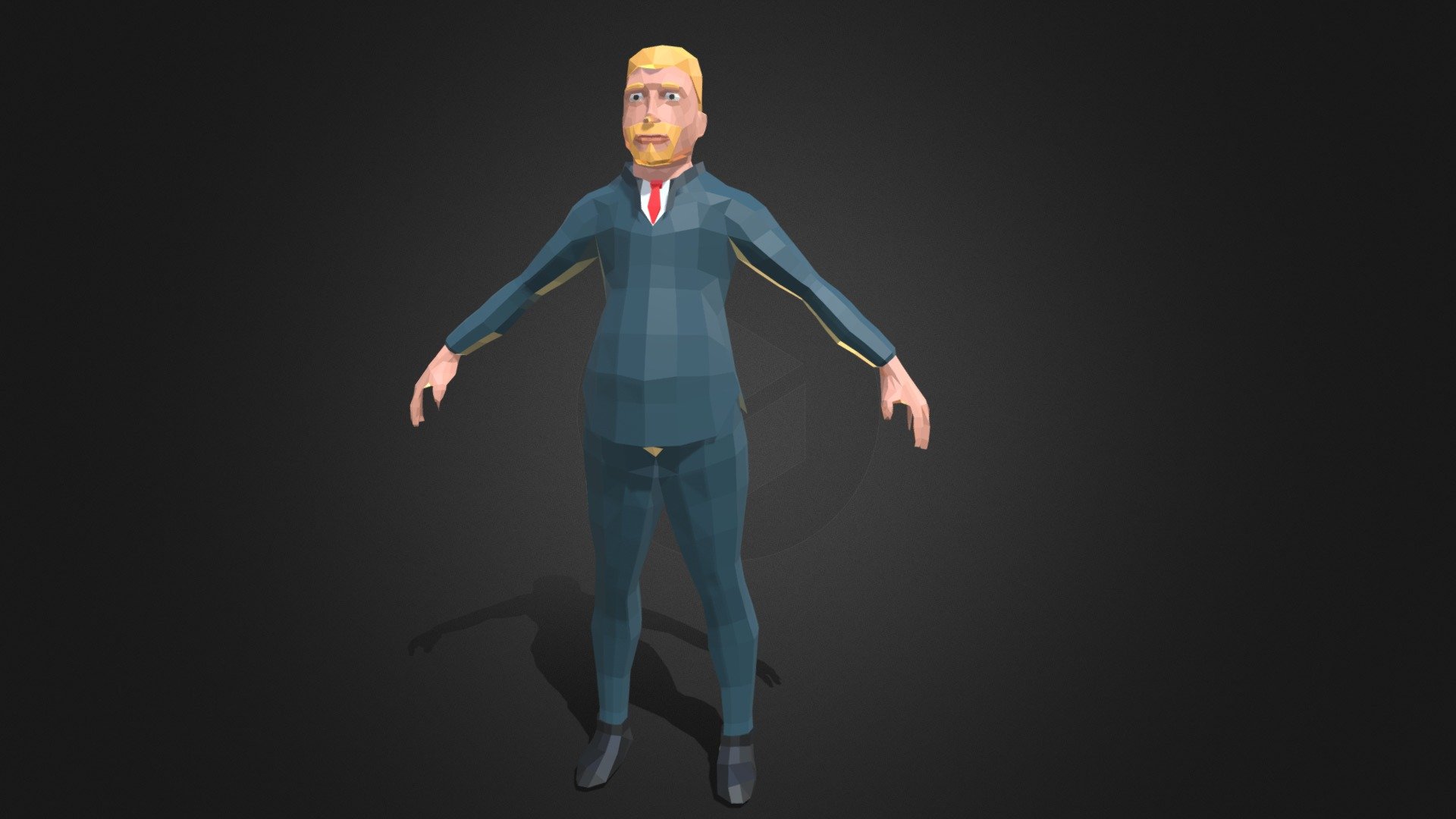 Low Poly Fat Man - Rigged - Buy Royalty Free 3D model by MHKstudio ...