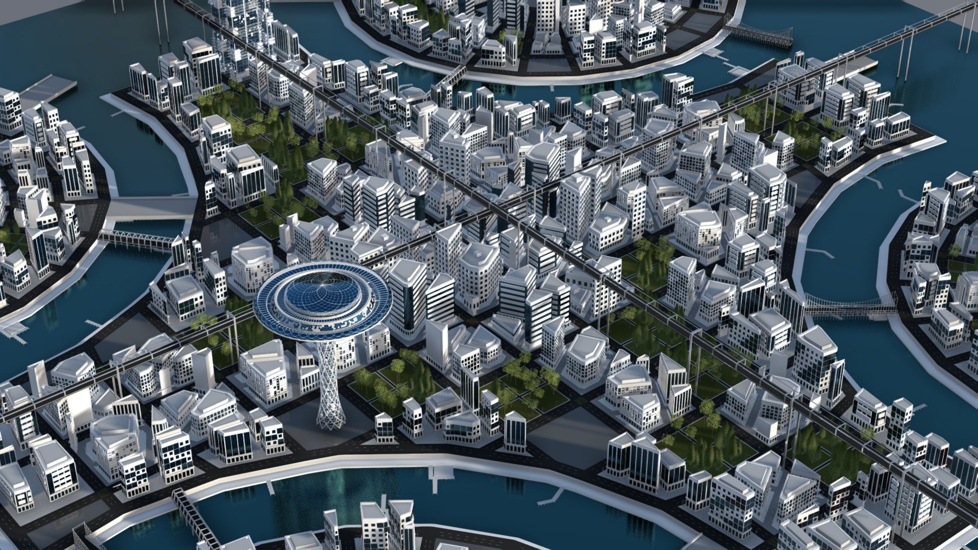 Cityscape_5006 - Buy Royalty Free 3D model by Giimann [60293e2 ...