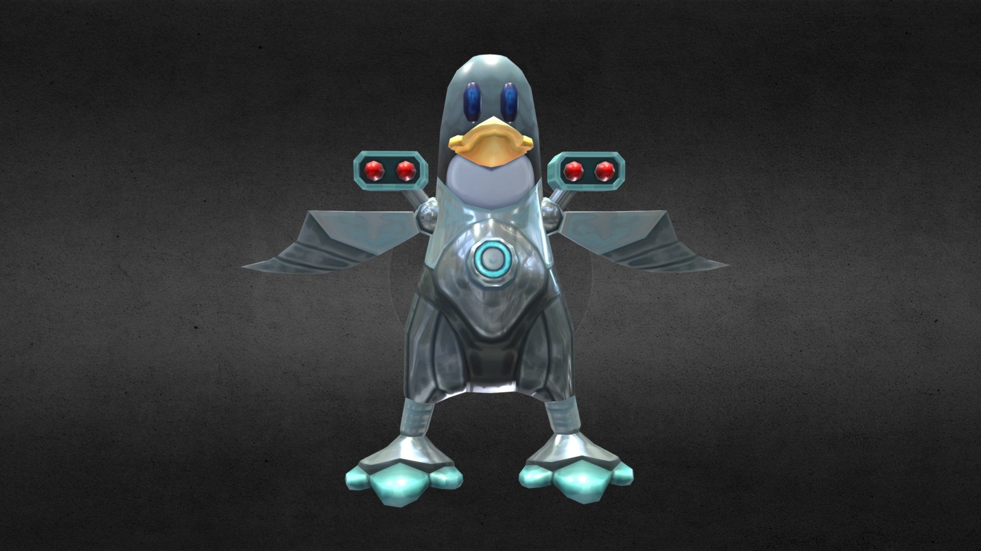Iron Penguin - 3D model by Aaron Lutes (@alutes01) [602d66f] - Sketchfab