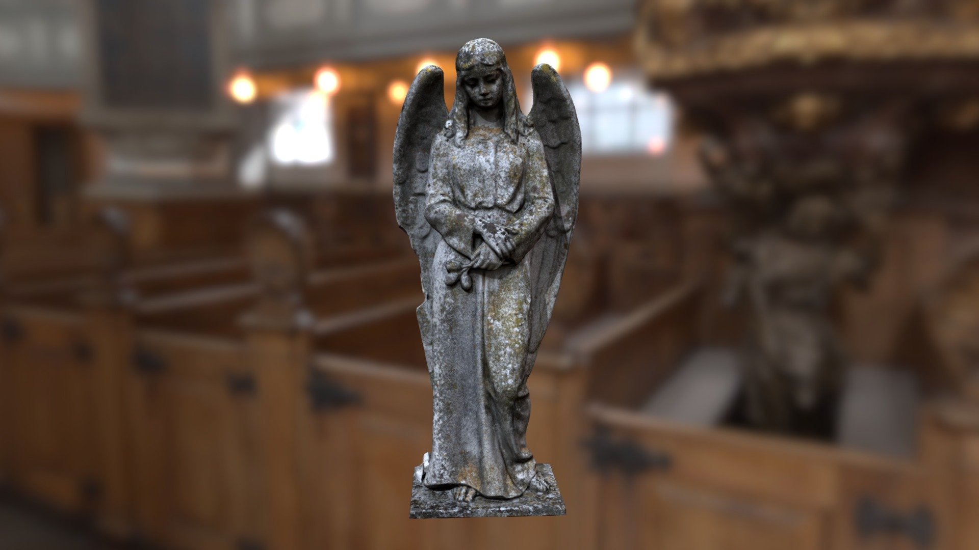 Engel Statue Scan - Retopology - Download Free 3D model by Refref1990 ...