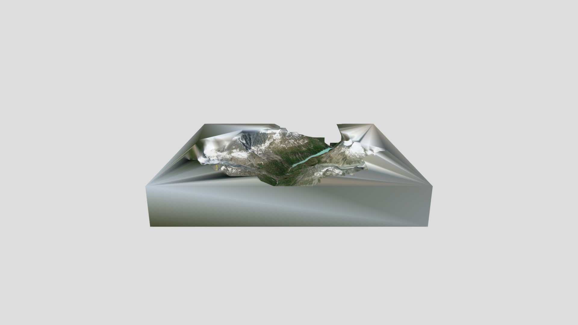 Alpine Glacier 1 - 3D model by kimbler1 [602f6a5] - Sketchfab