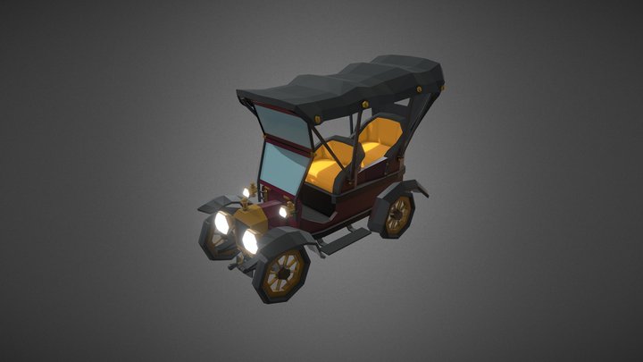 Vintage-car 3D models - Sketchfab