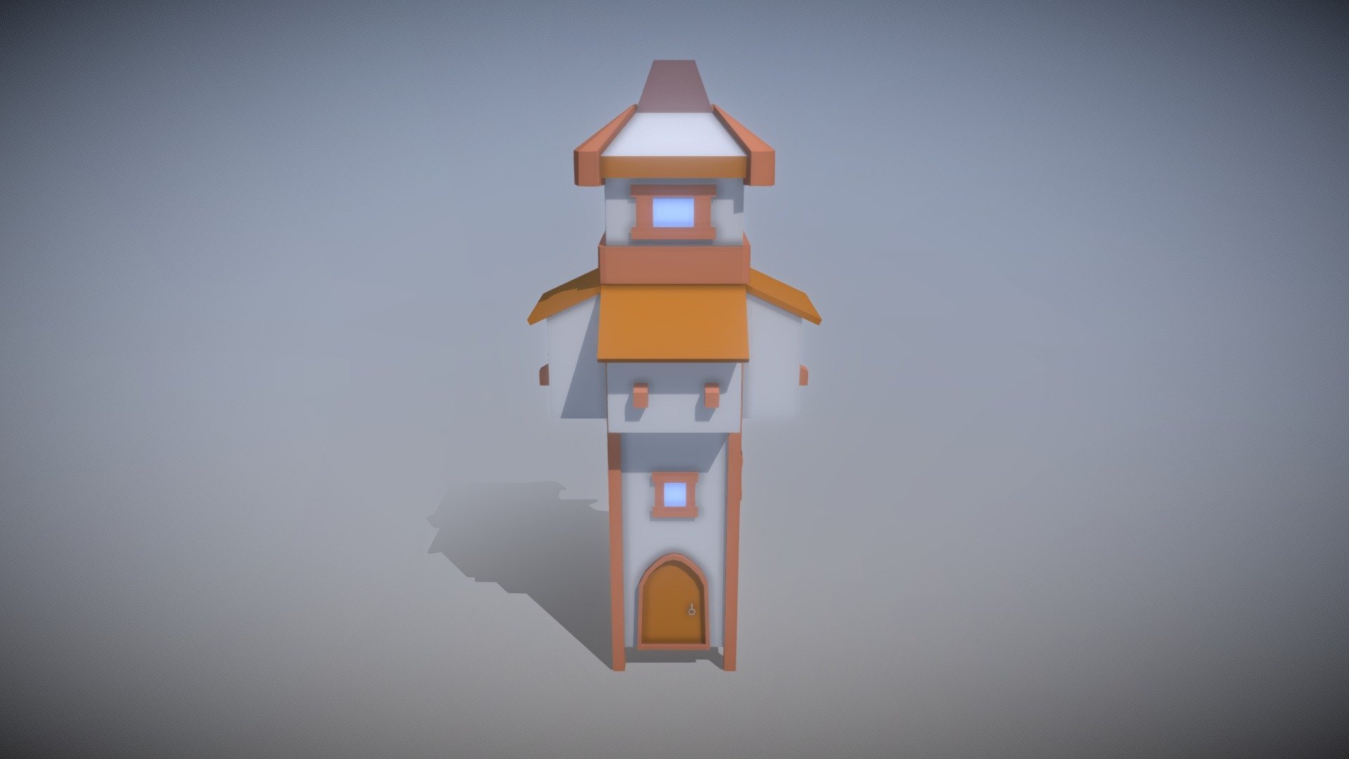 Low poly Princess Tower - 3D model by ImZec (@SoyZec) [60311a0] - Sketchfab