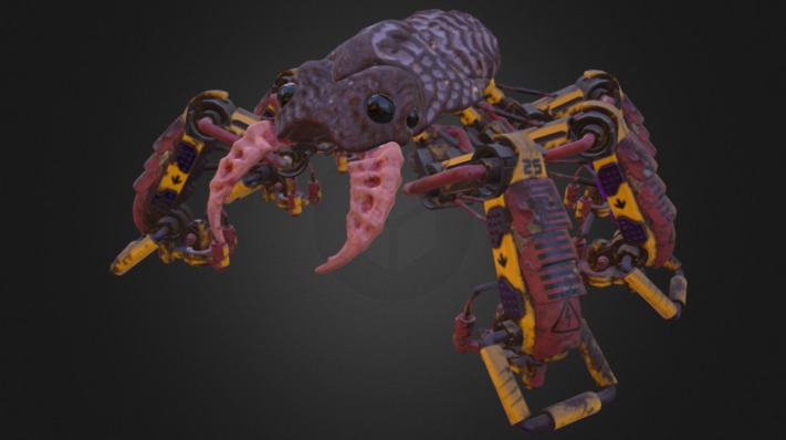 Cockroach mech - 3D model by Gonzalo Blanco Vázquez "Gonzalit ...