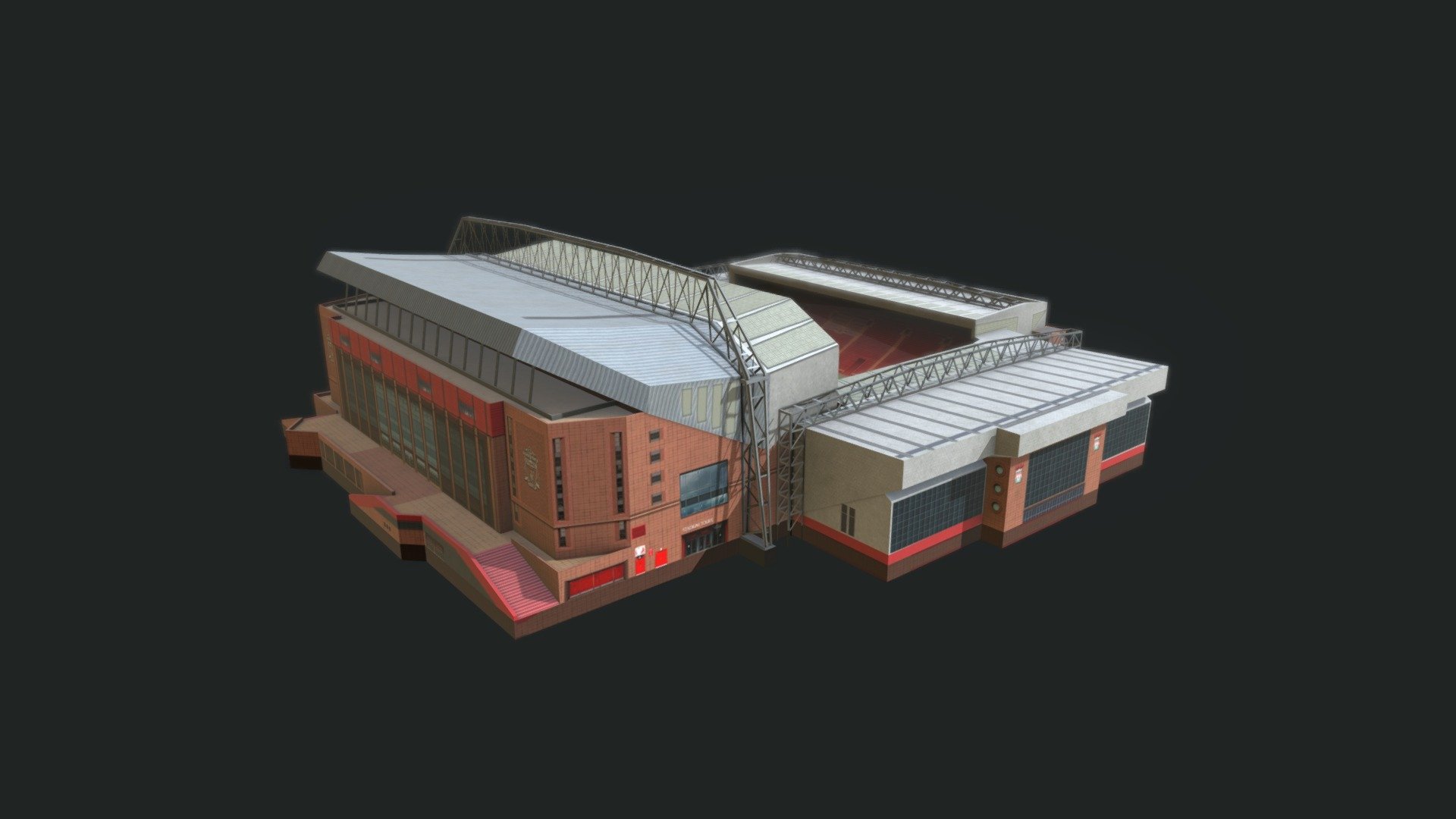 Low Poly Stadium - 3D model by TiaDalma [6031826] - Sketchfab