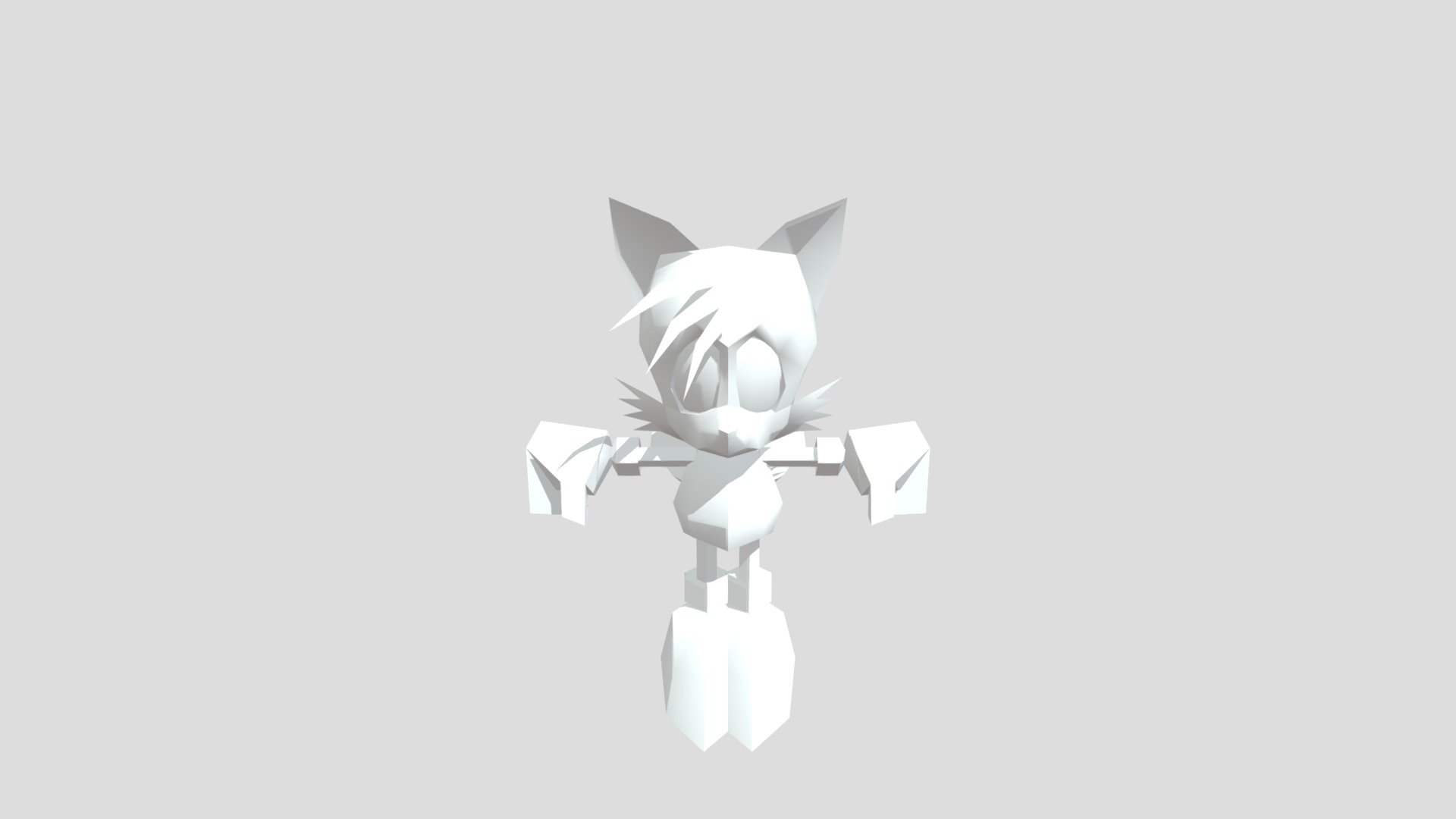 Tails Classic Low Poly - Download Free 3D model by mynelo04 [6031cbd ...